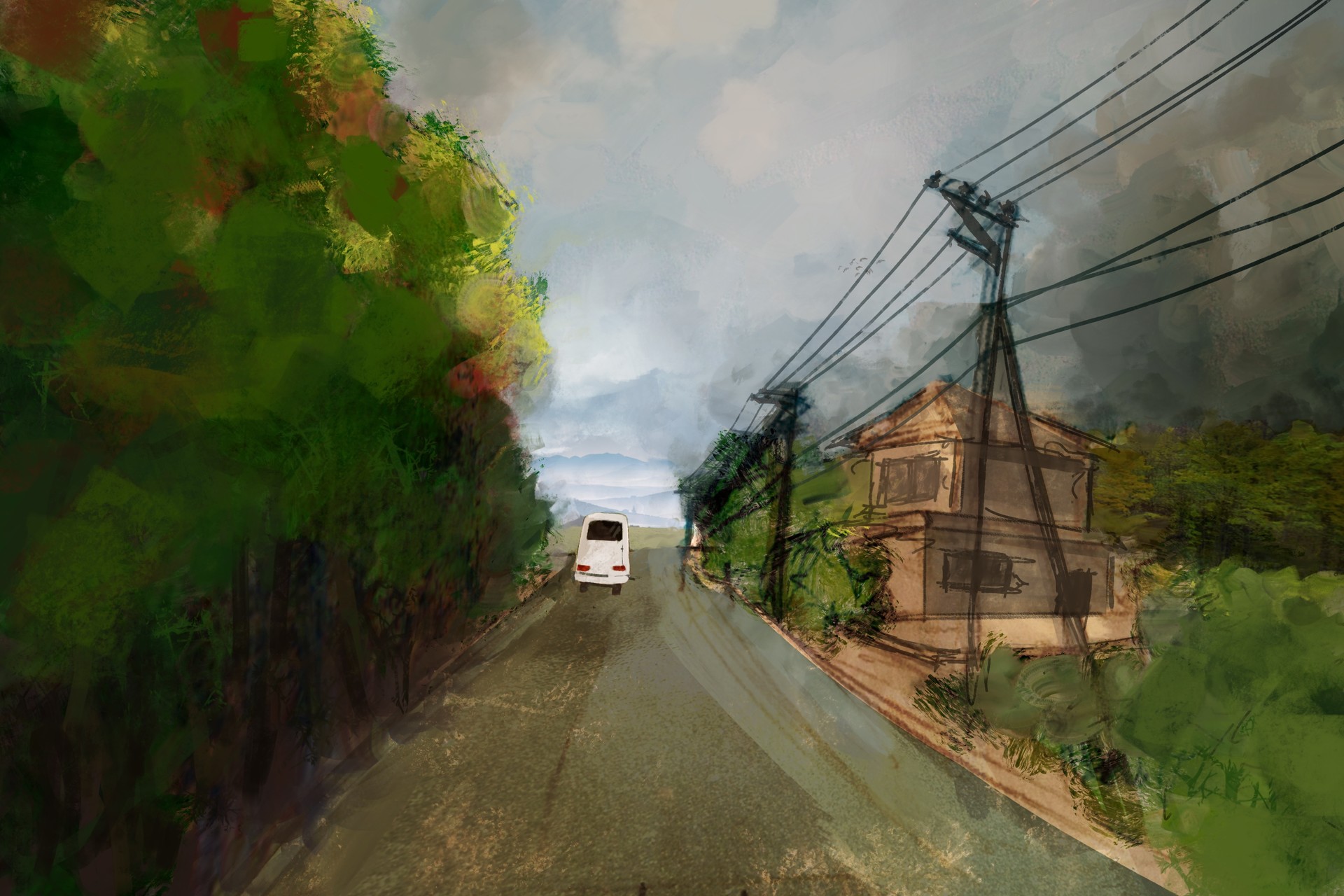 ArtStation - Environmental sketch