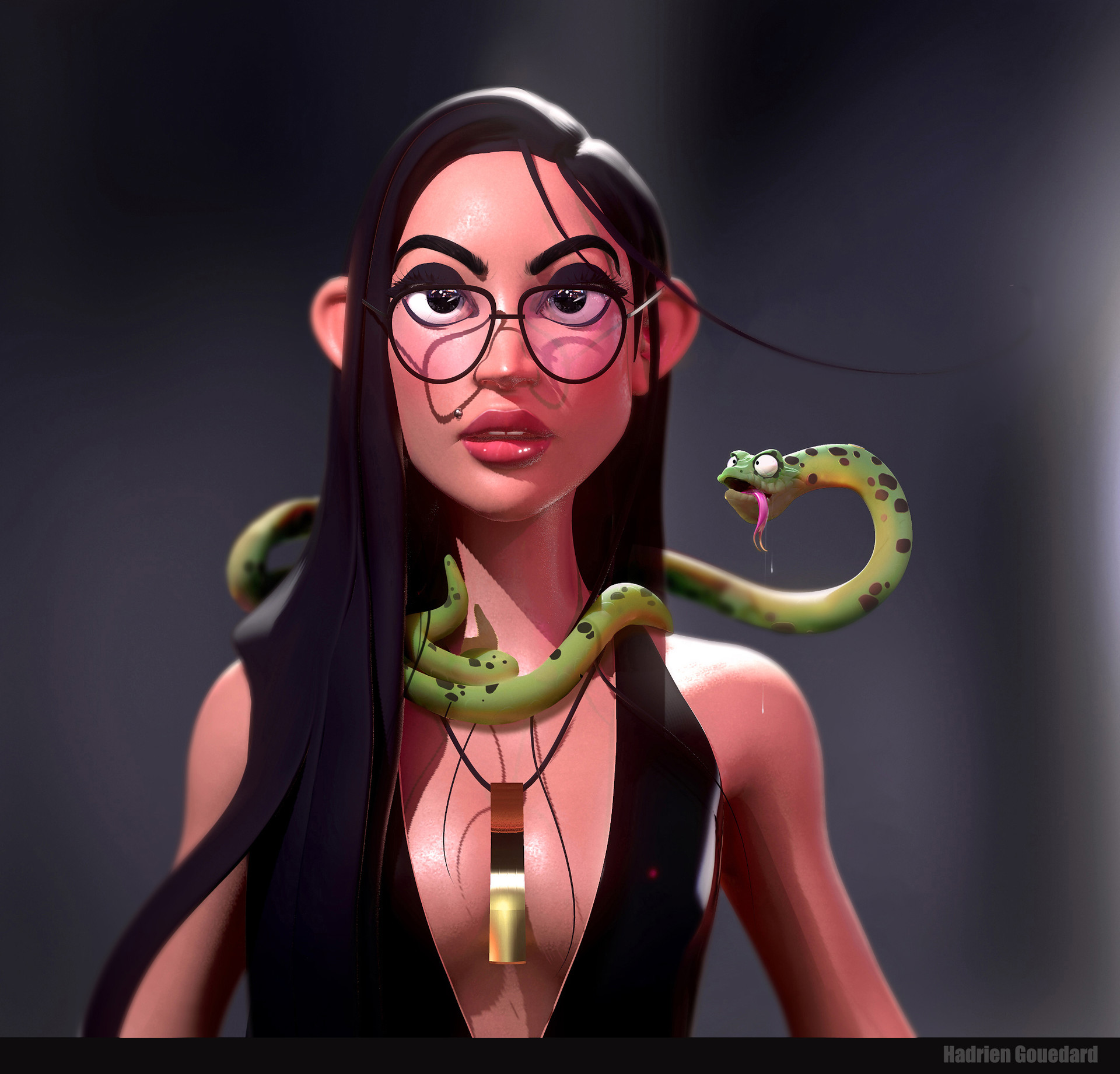 ArtStation - Snake girl