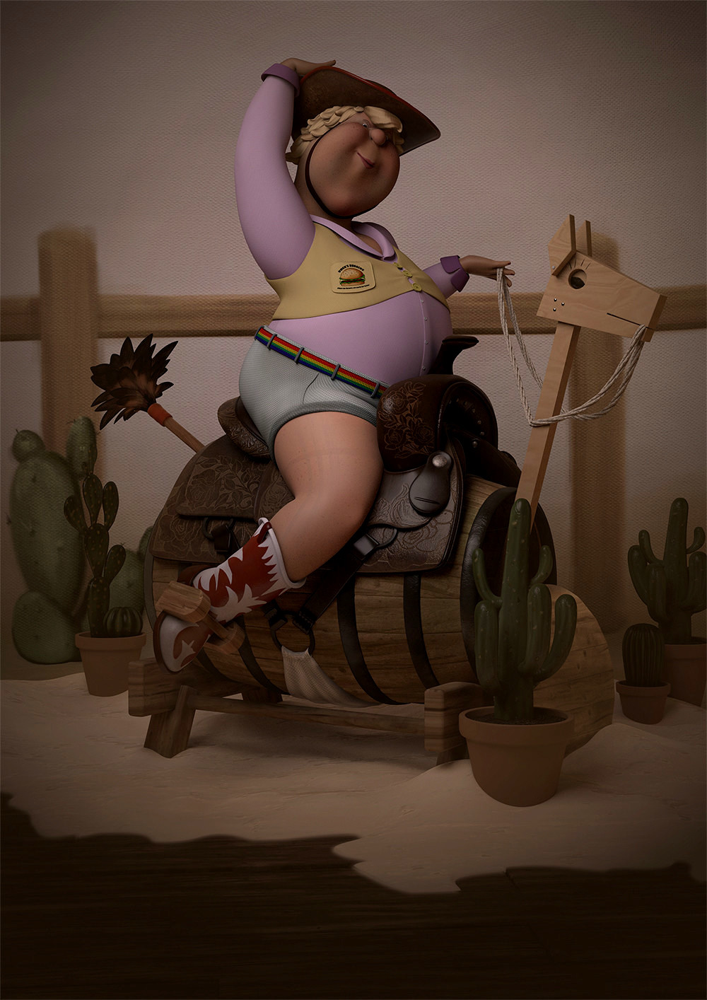 ArtStation - " when they turned me loose I shot the sheriff and I slipped the noose