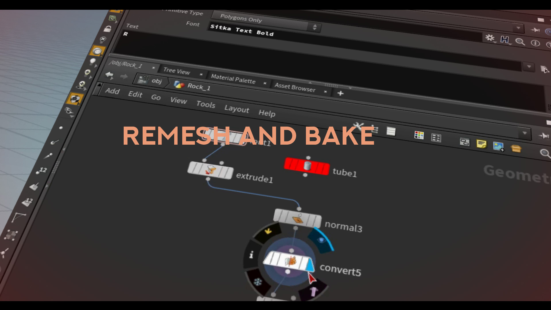 Radu Cius - Creating Game-Ready Procedural Rocks