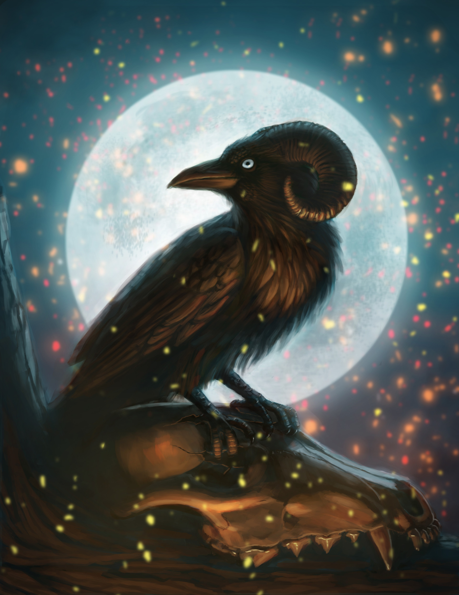 ArtStation - Moon Crow