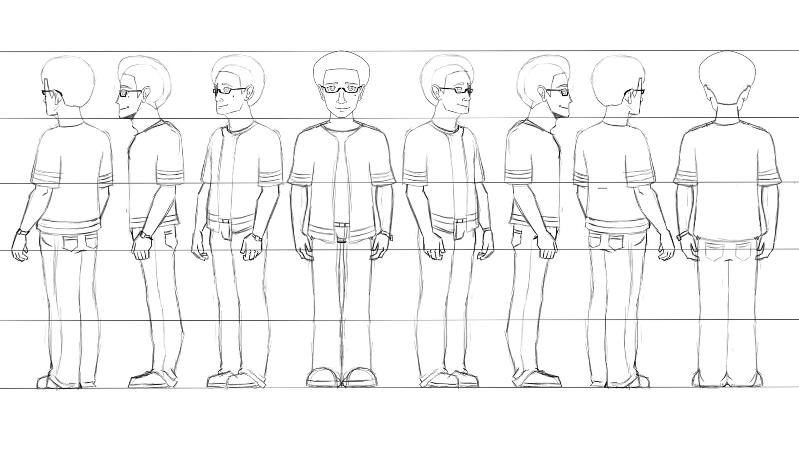 RGBreezy - RGBreezy Avatar Character Reference [Sketches]