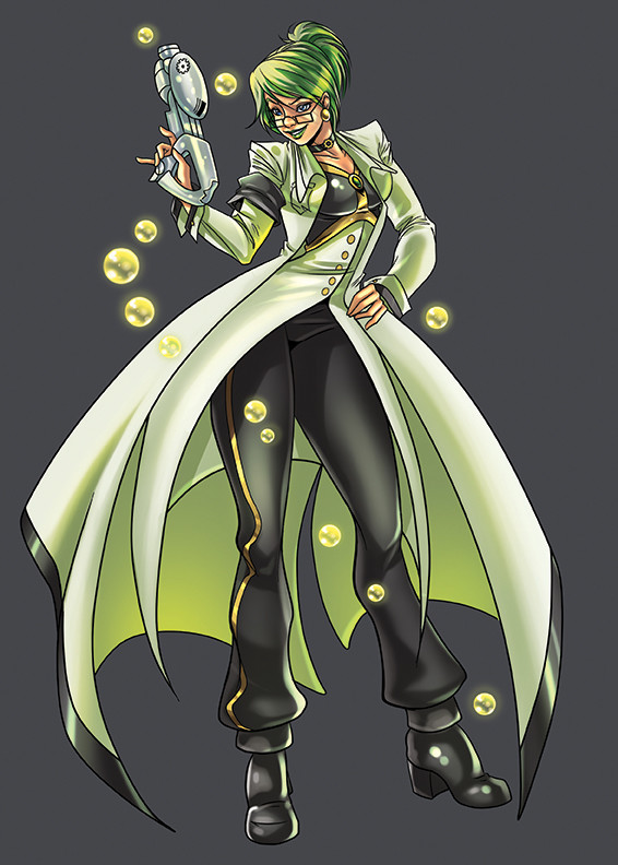 Amelie Belcher - Mascot illustration commission, Metrocon 2015
