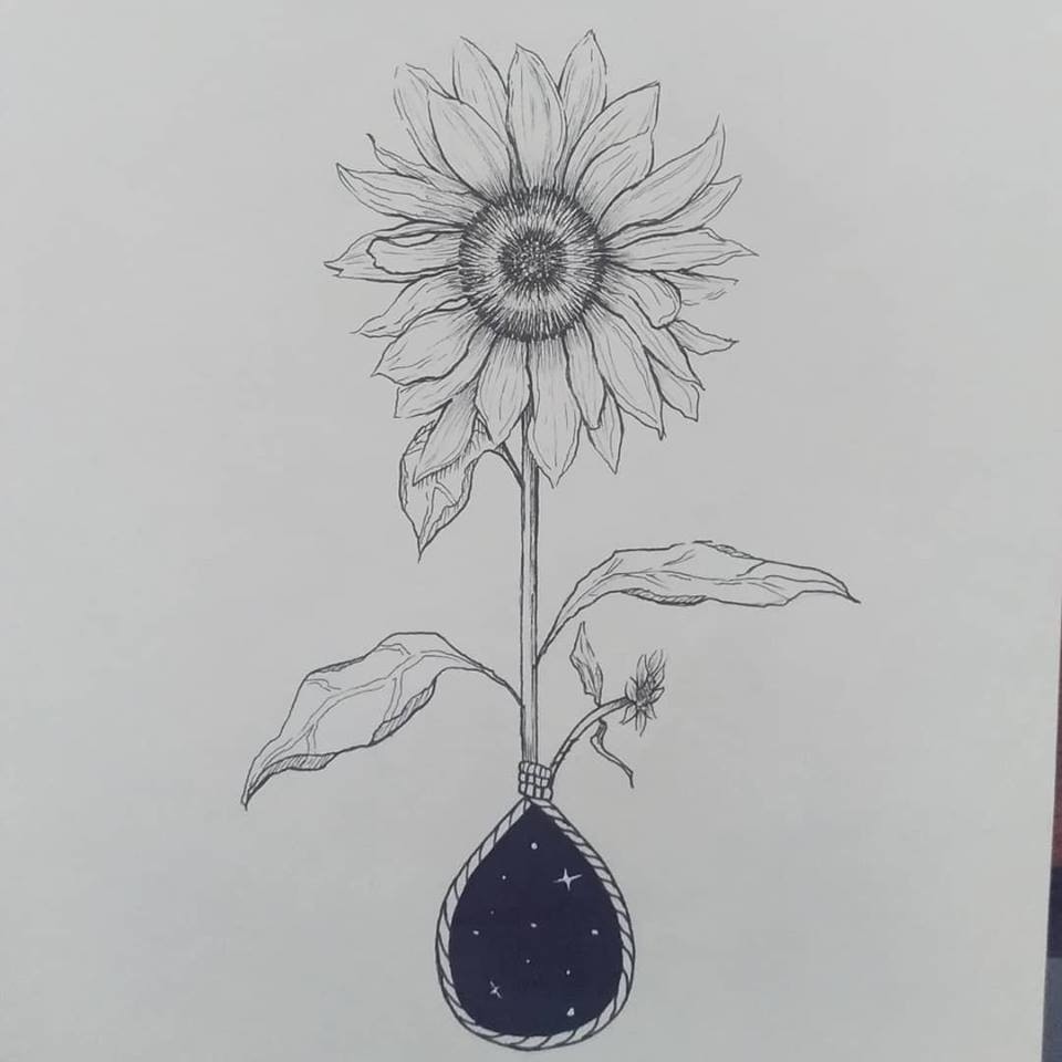 ArtStation - Death with Sunflower