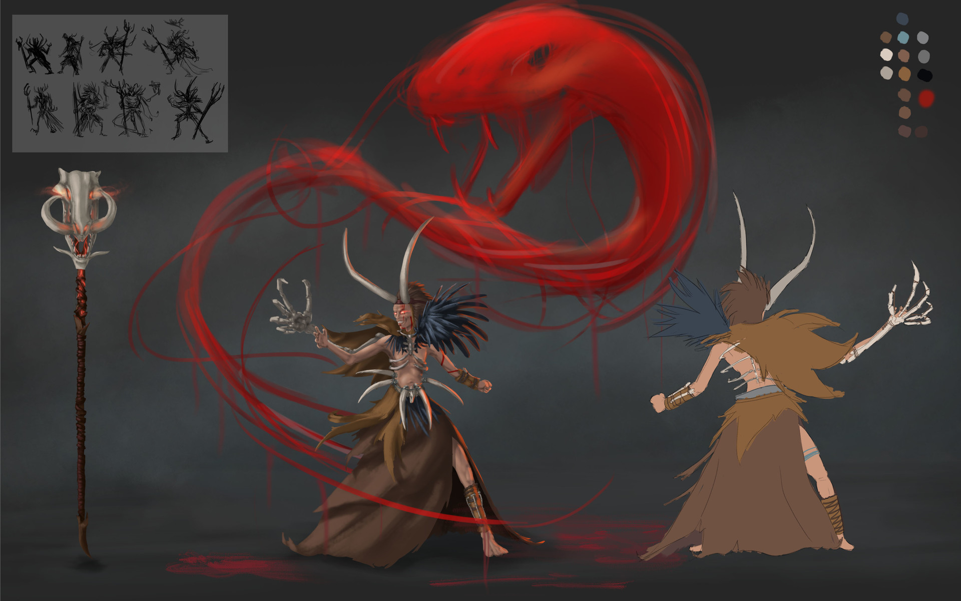 ArtStation - Warlock Character Design