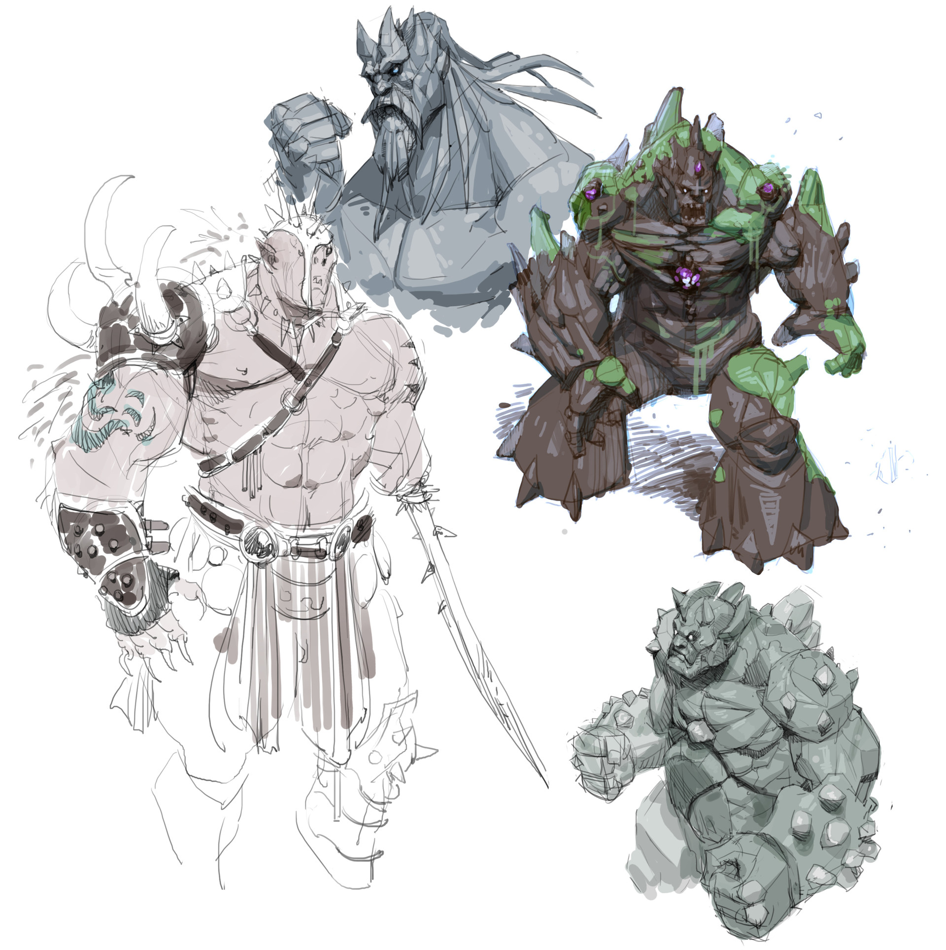 ArtStation - Monster Rough concept