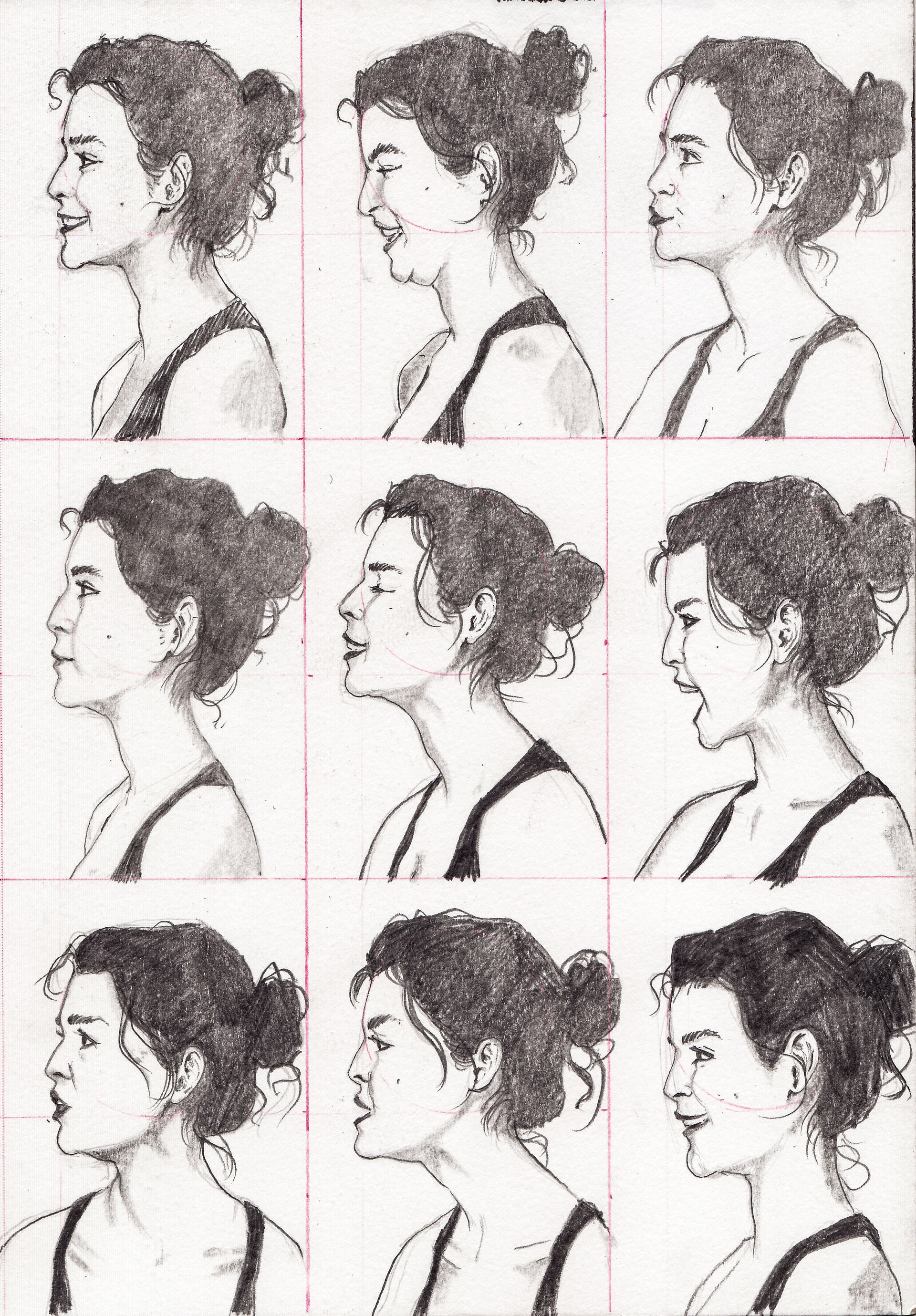 ArtStation - Studies: Facial Expressions
