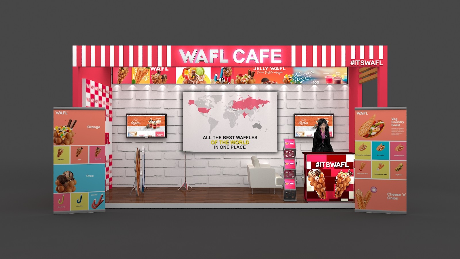 ArtStation - Stall design for WAFLS.