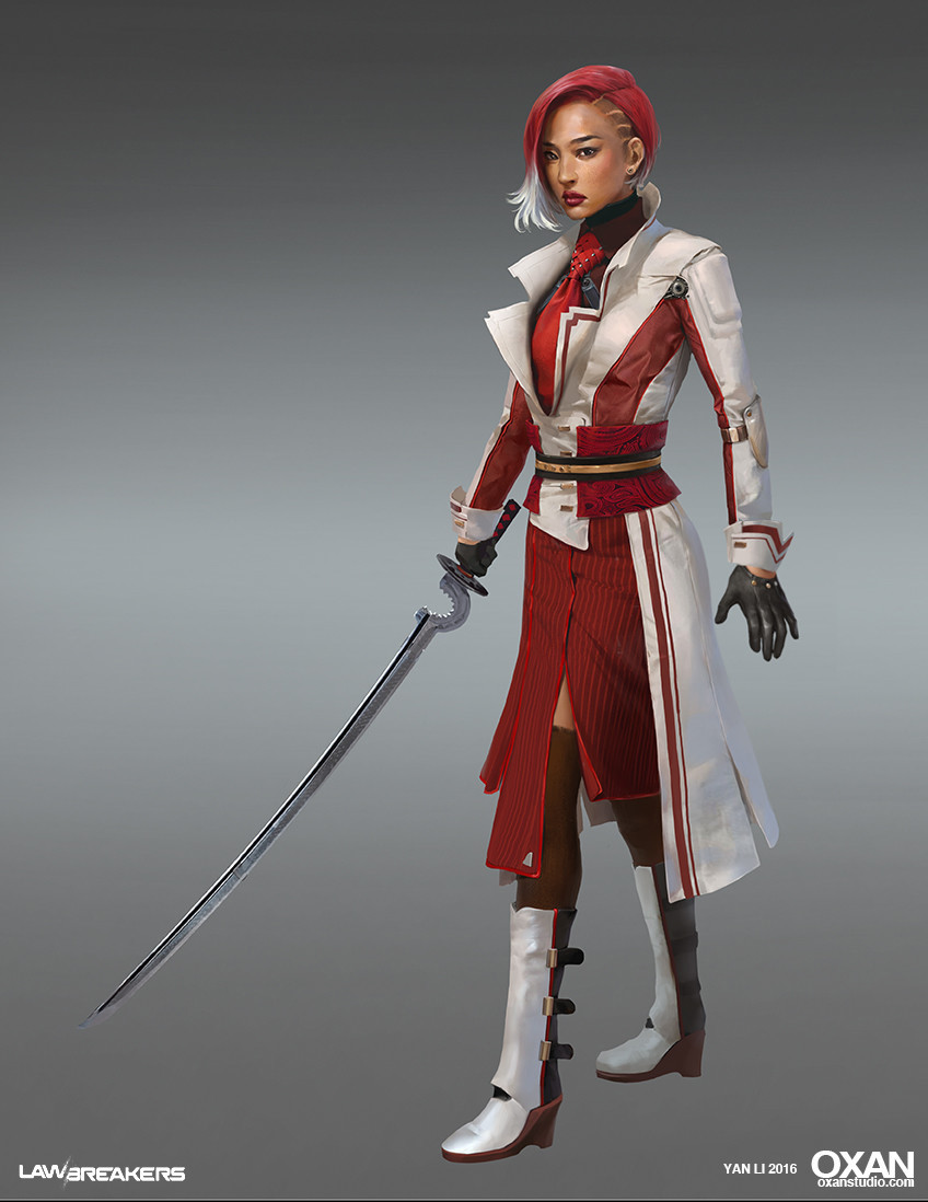 ArtStation - KITSUNE - LAWBREAKERS Shura Assassin