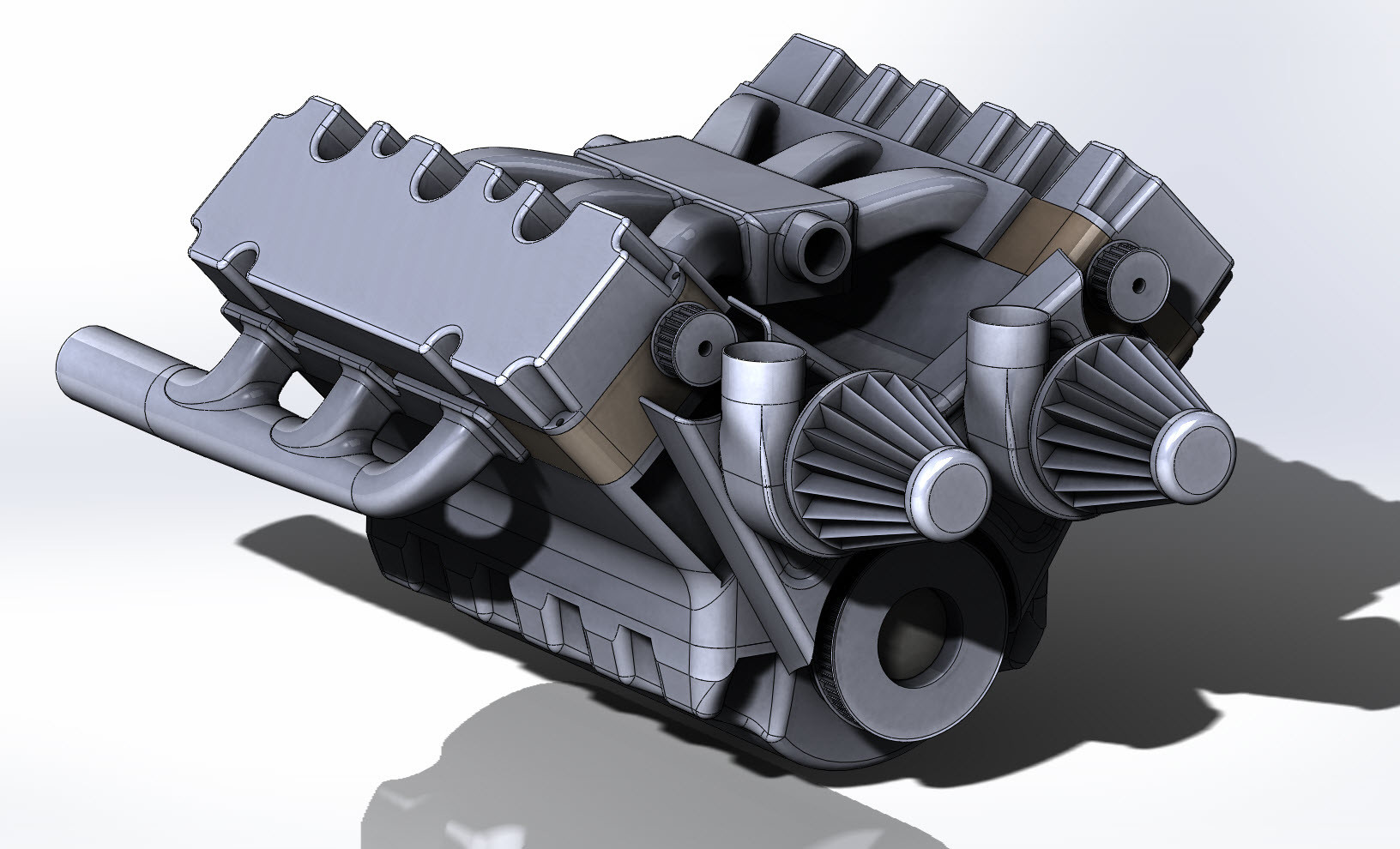 Internal Combustion Engine Animation