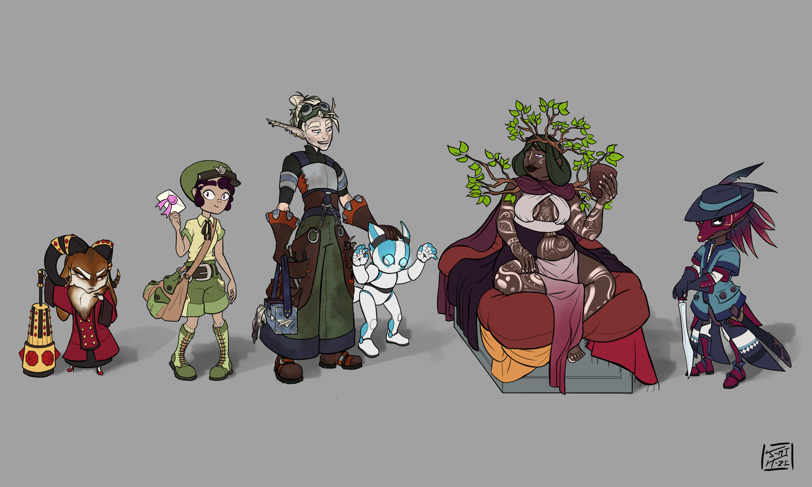 Jamie-Sue Heise - Calico Character Lineup