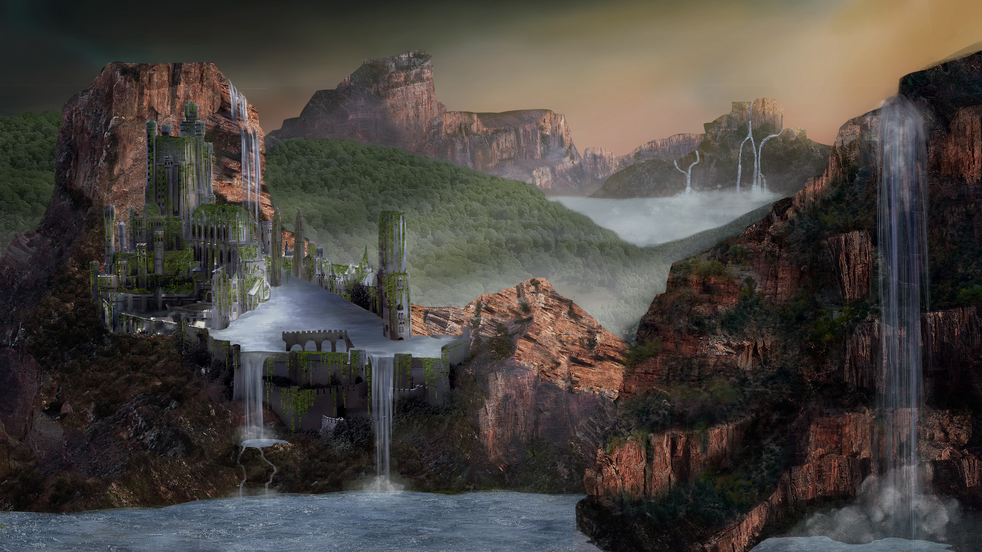 ArtStation - Matte Painting Castle