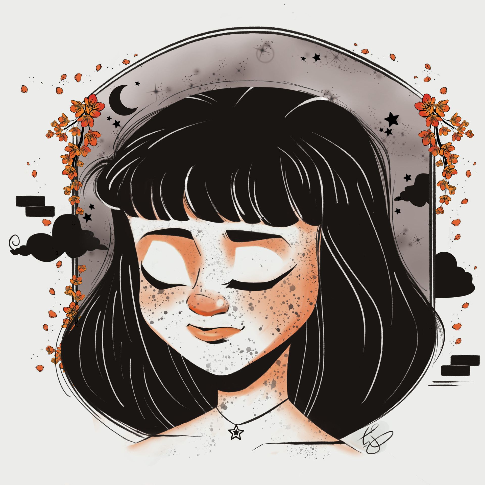 ArtStation - Inktober 2018 / Stars