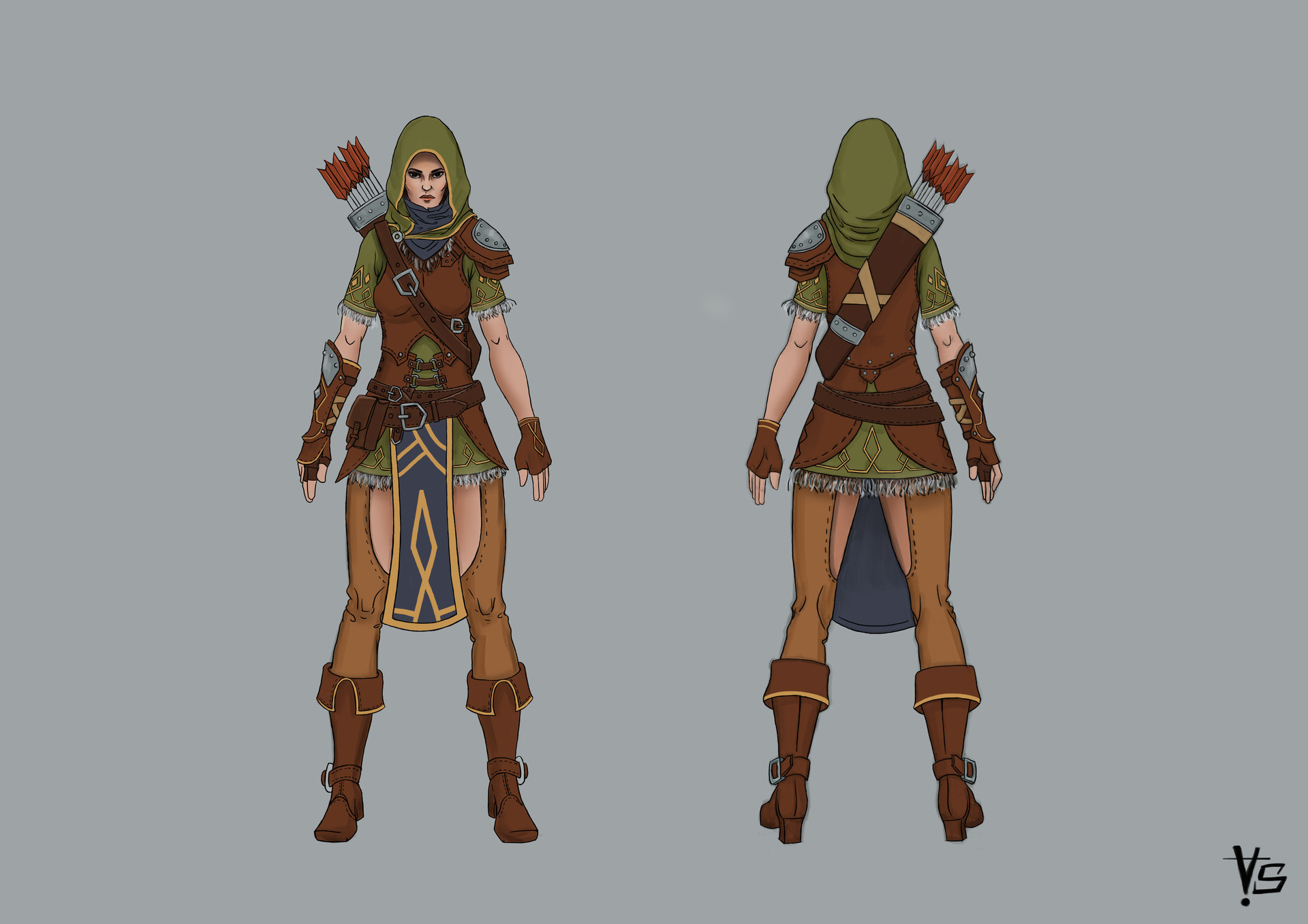 ArtStation - Design project archer