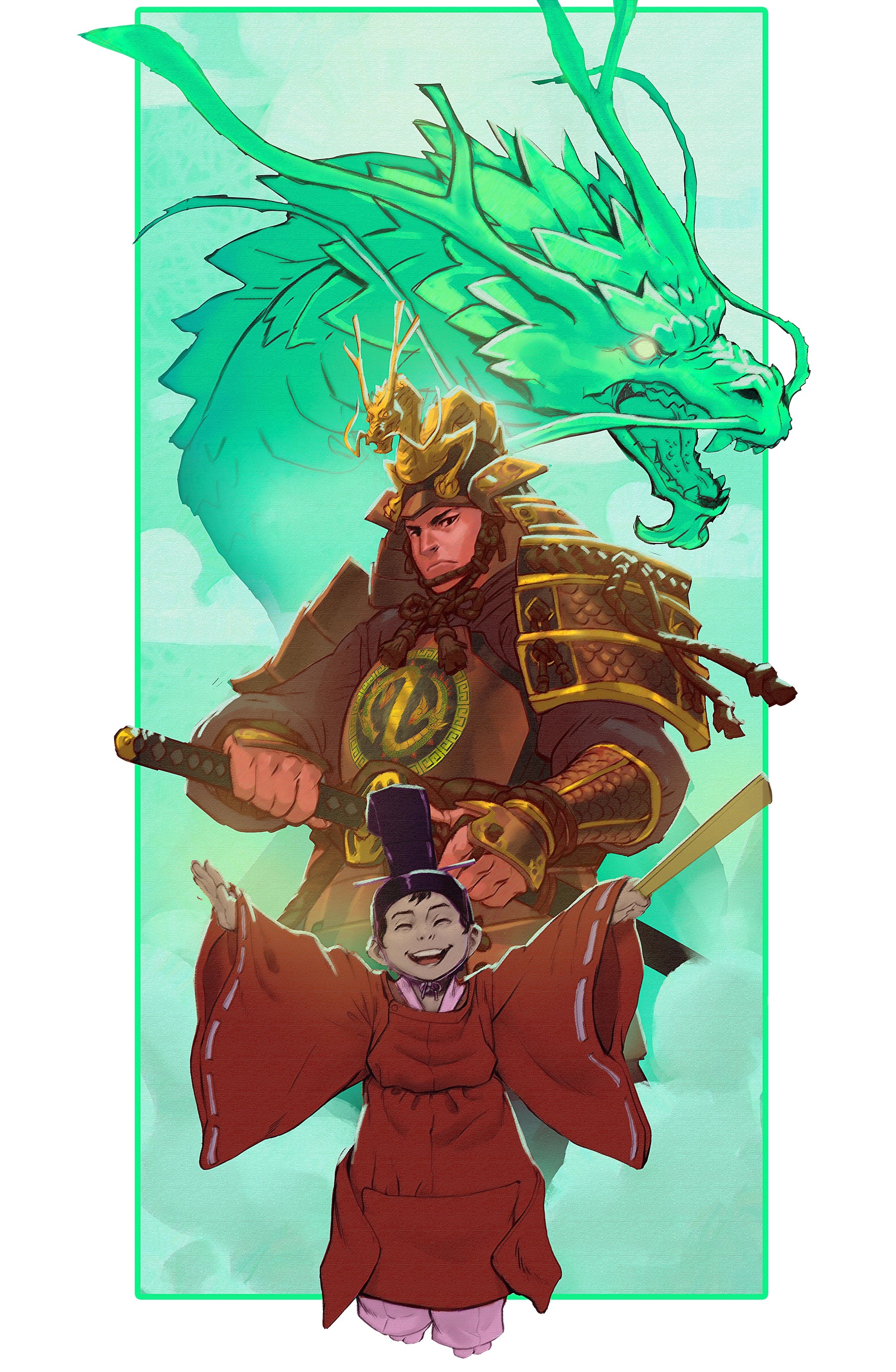 ArtStation - Império de Jade - O Imperador , Lobo Borges