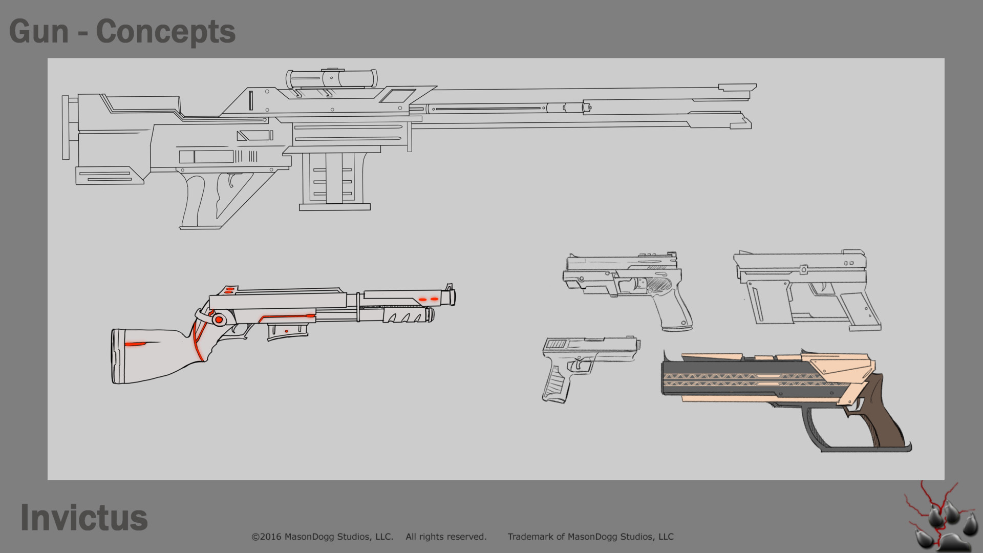 ArtStation - Invictus Weapon concepts