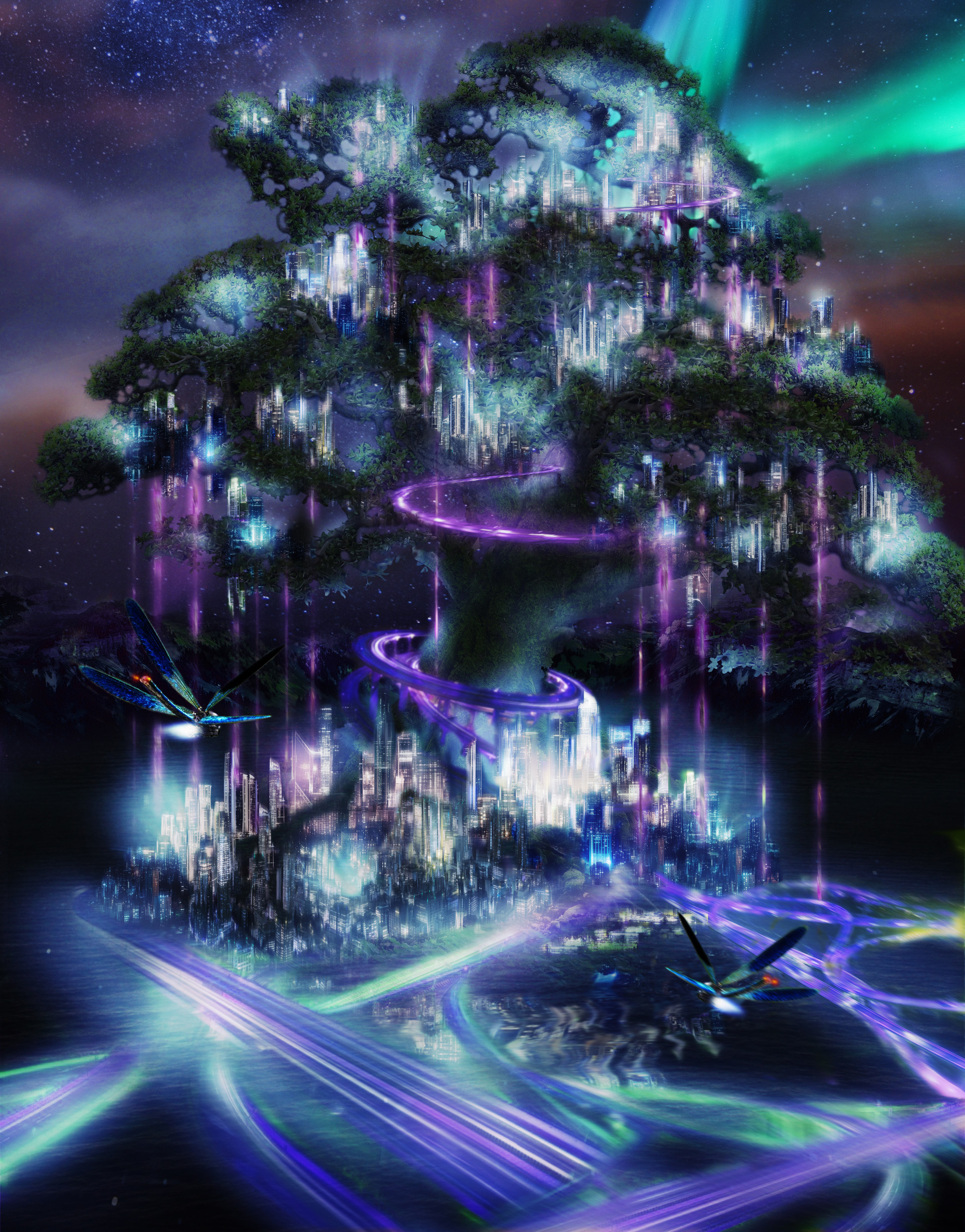 ArtStation - Tree city