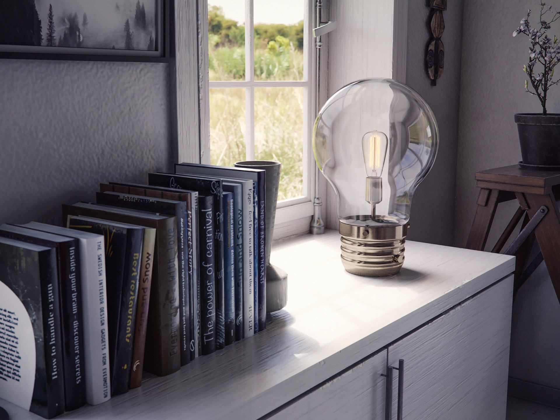 ArtStation - Tesla Table Lamp