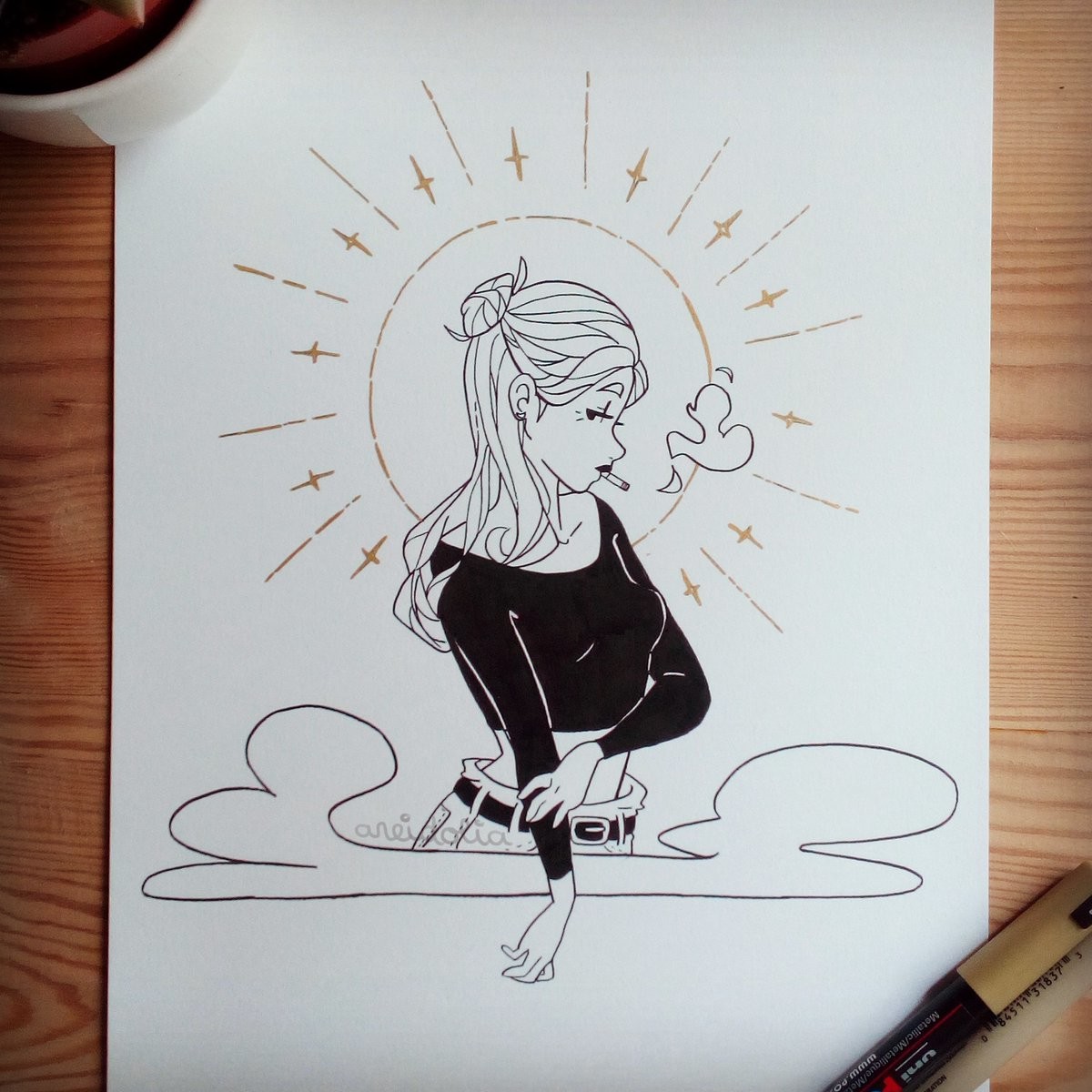 ArtStation - Inktober 2018 - Day 13: Sun 🌞