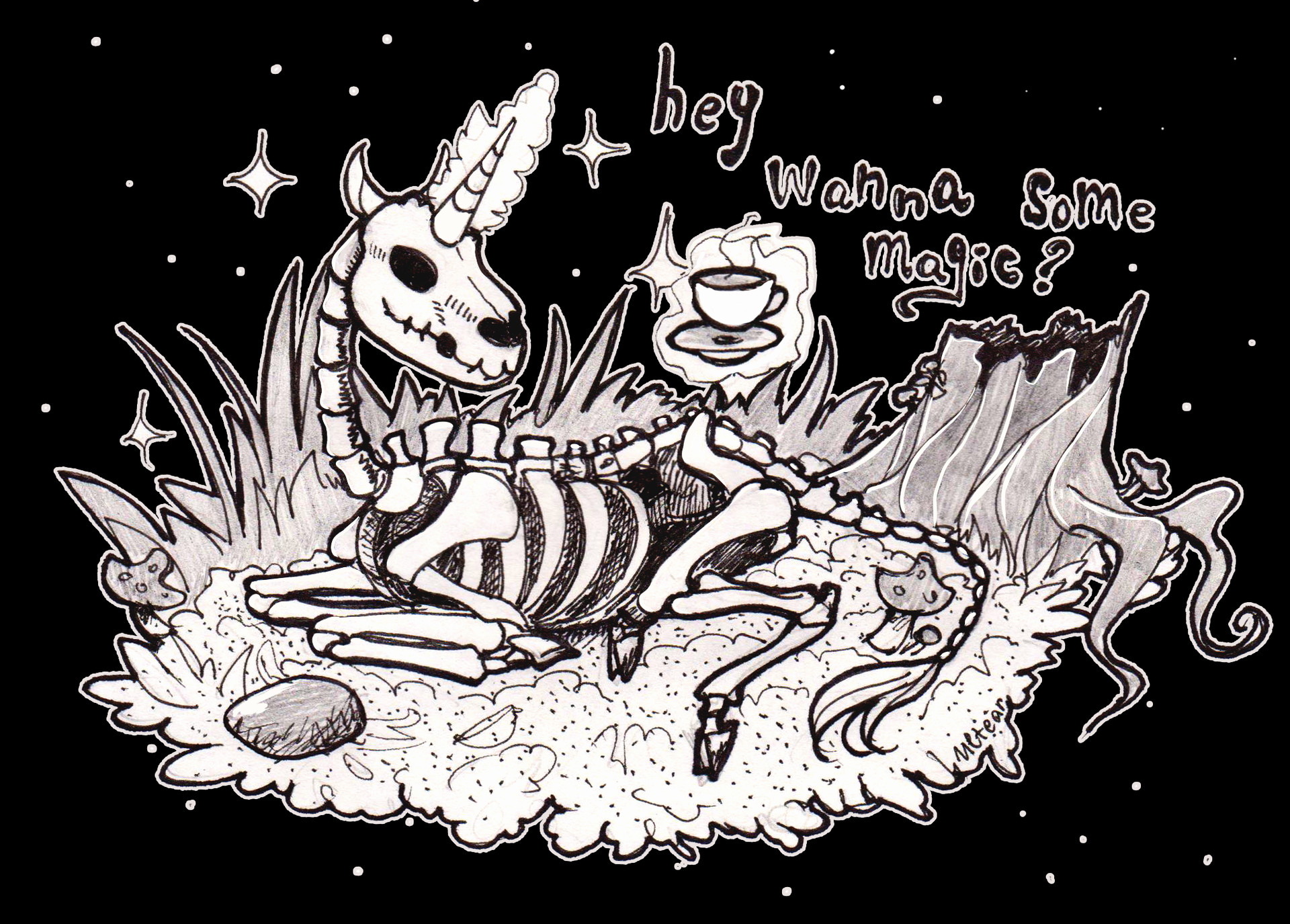 ArtStation - Magic Skeleton