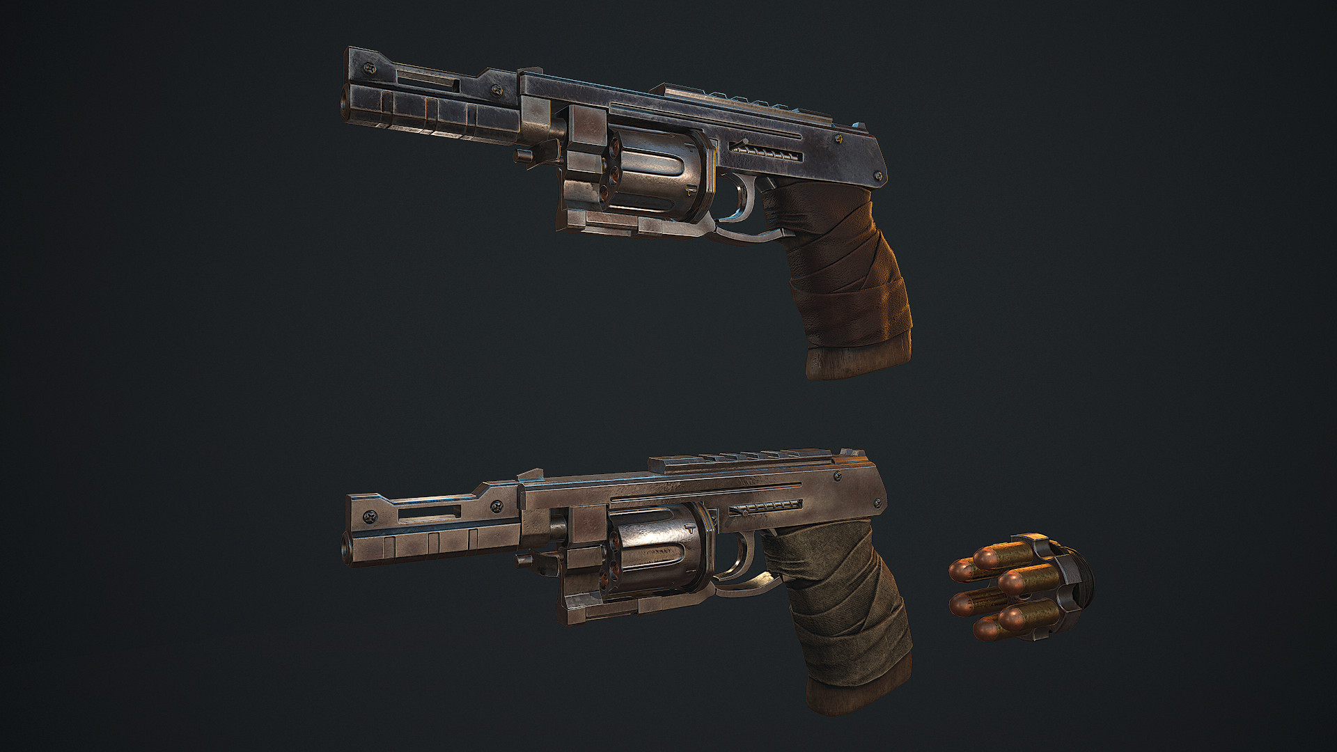 ArtStation - Postapocalyptic gun