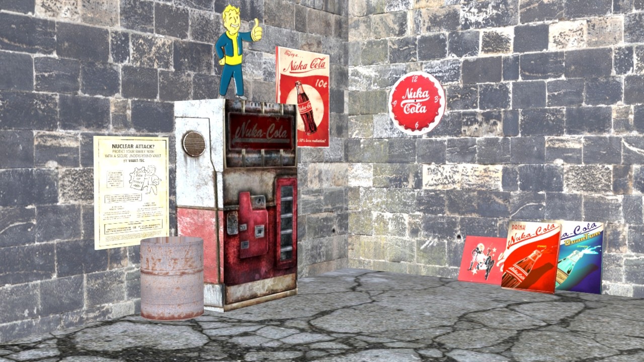 ArtStation - scene for college, fallout