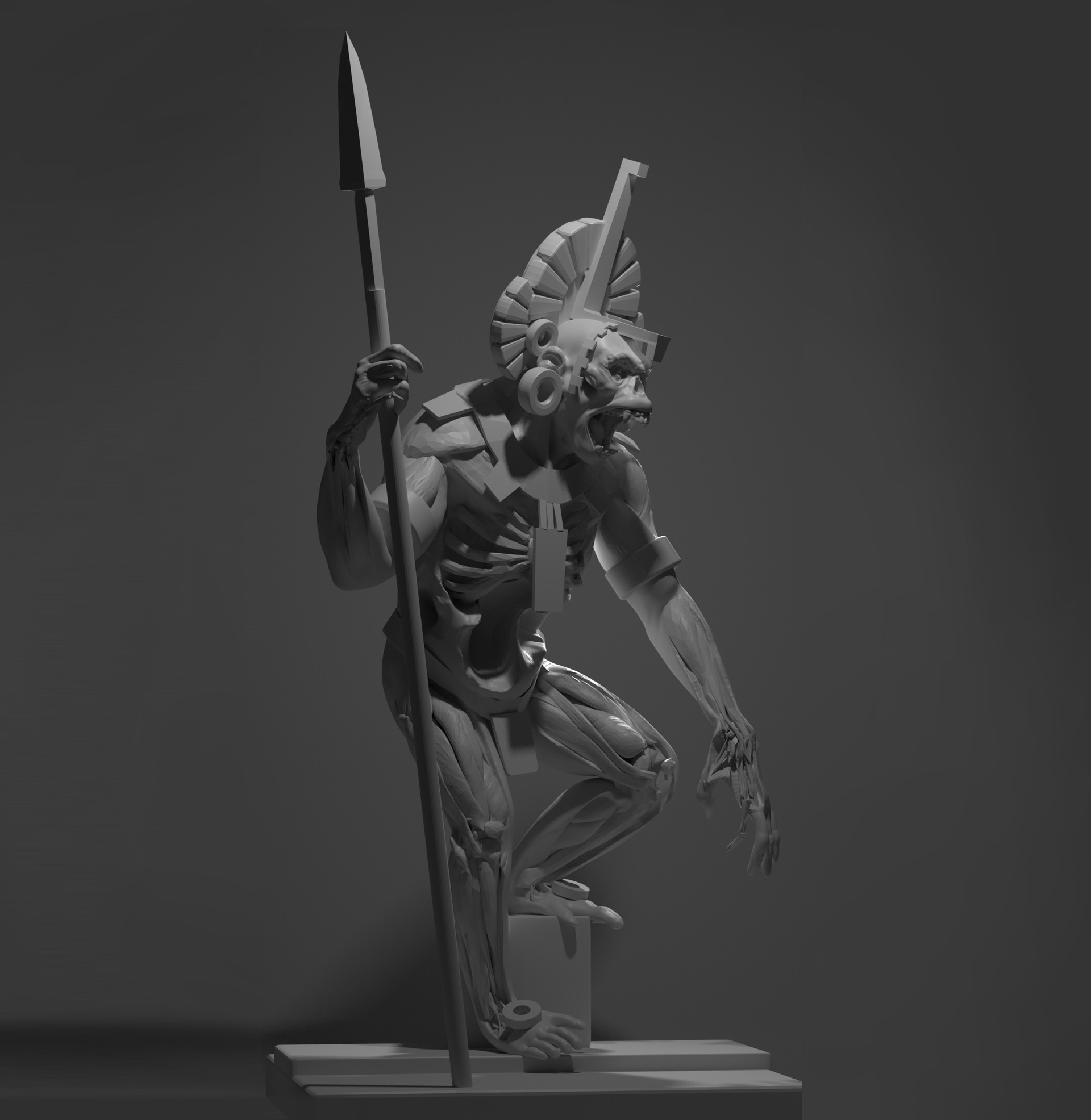 Sveta Kudakova - Aztec zombie