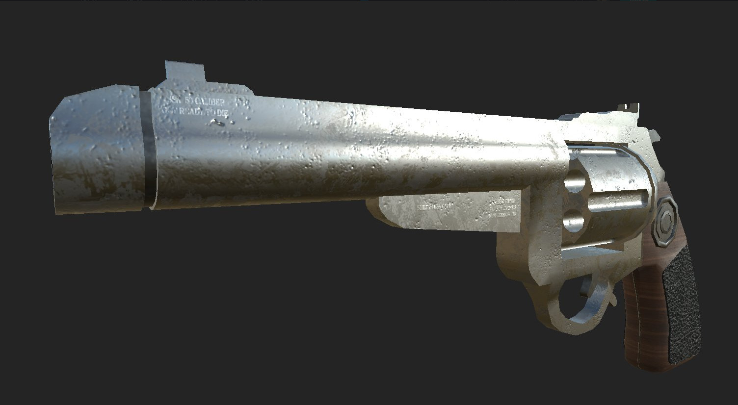 ArtStation - Low-Poly Revolver