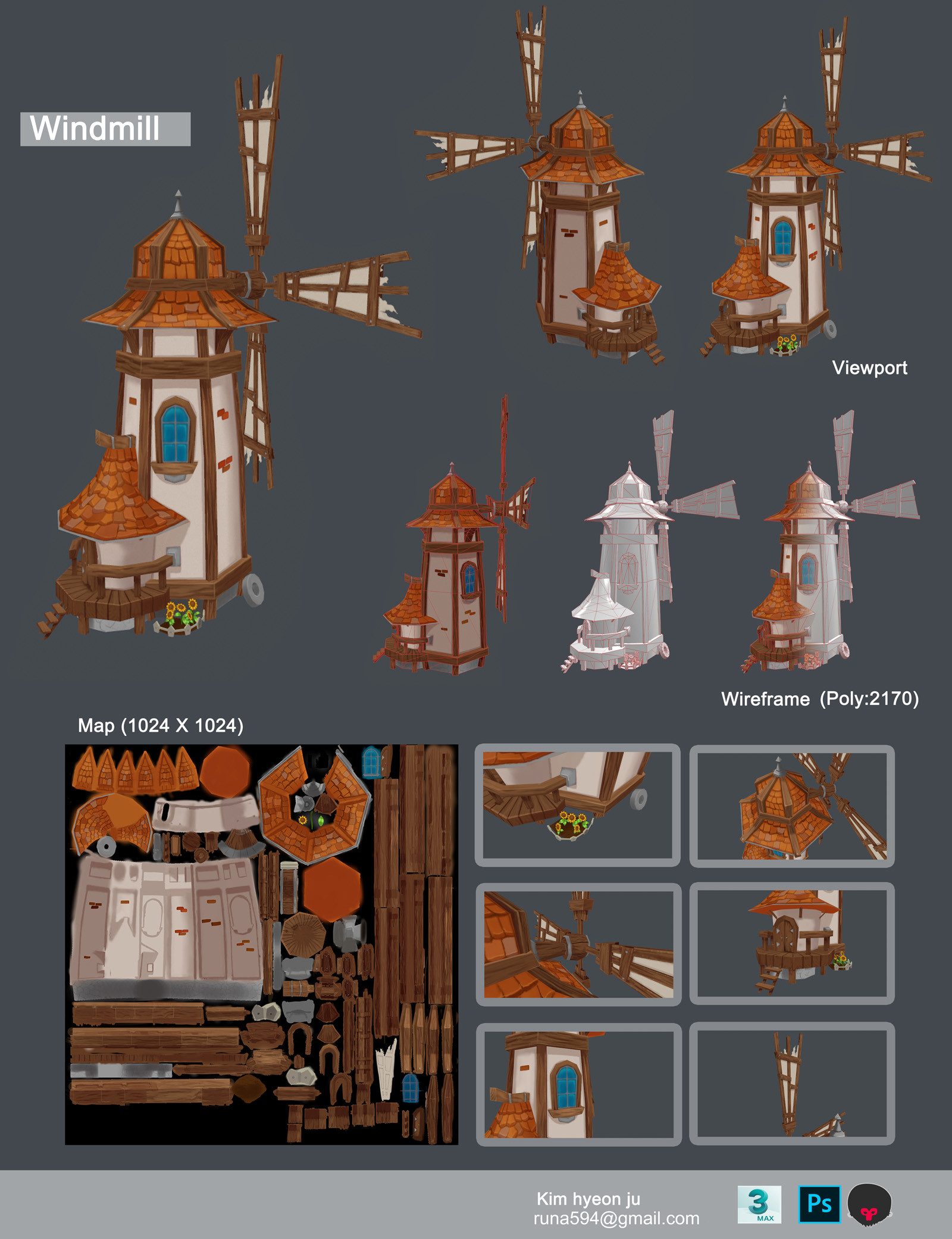 ArtStation - Windmill (imitation)