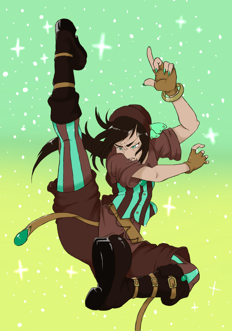 ArtStation - Magical Boy Kick!