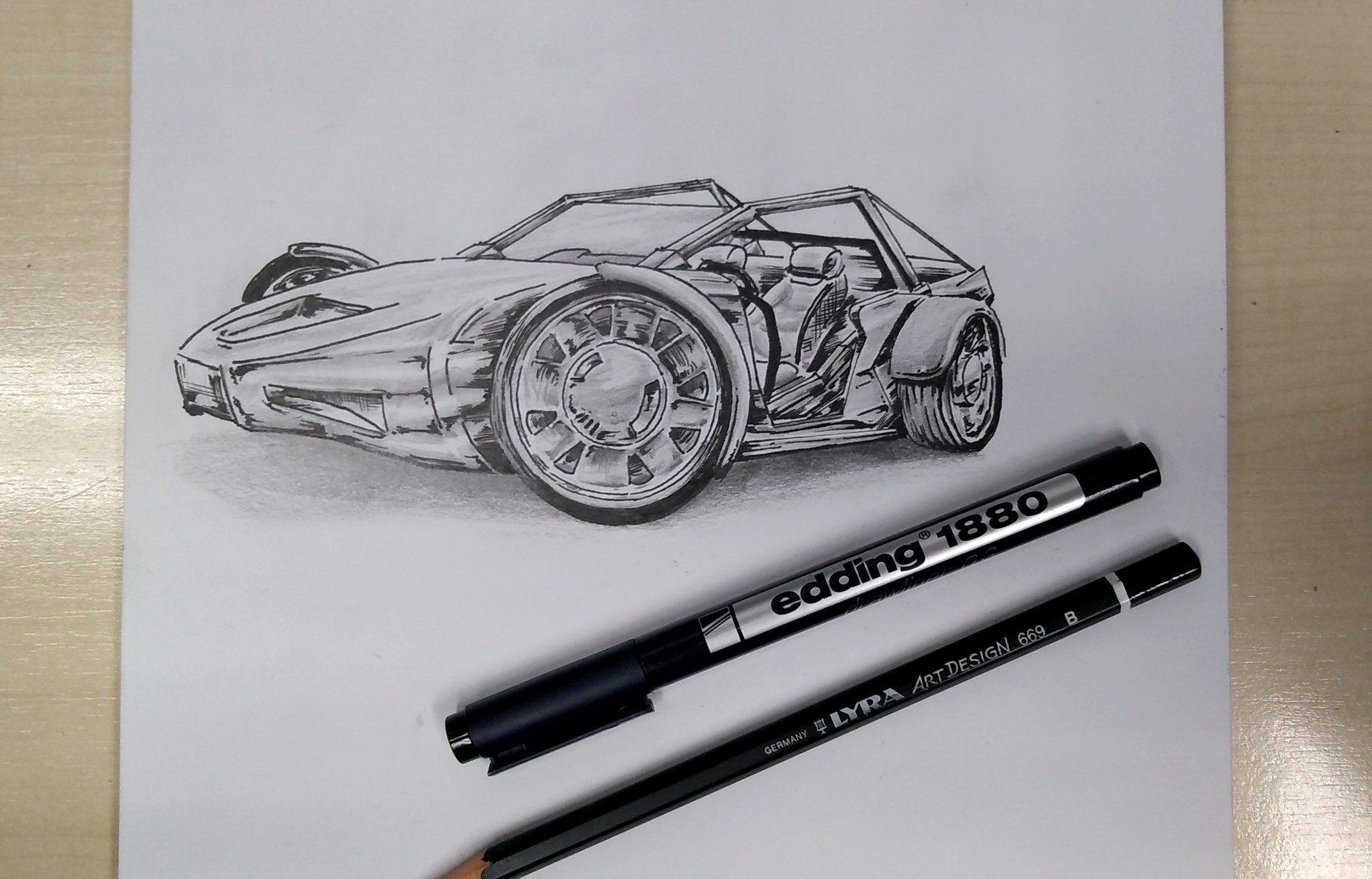 ArtStation - Daily car scetch
