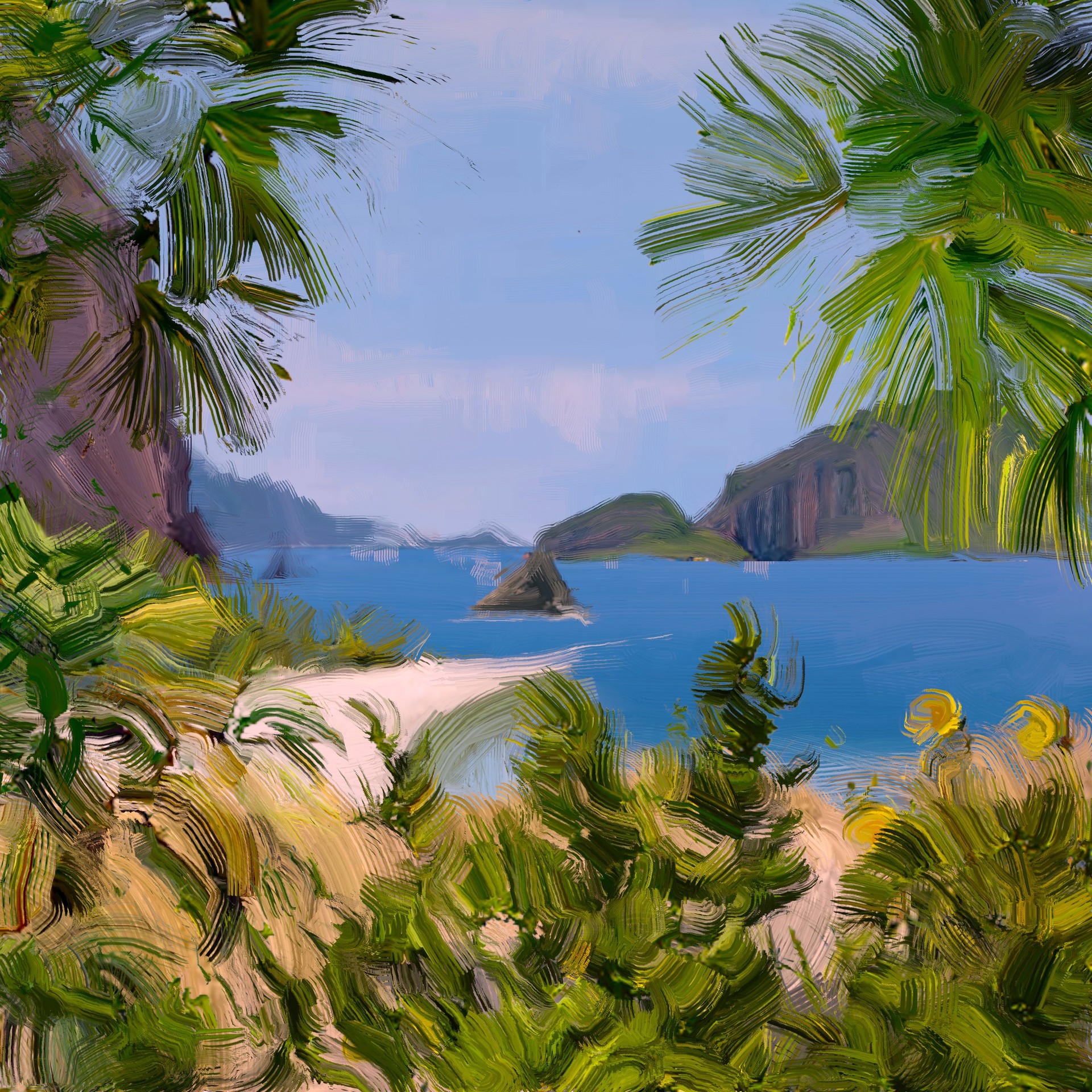 ArtStation - Tropical Island 004