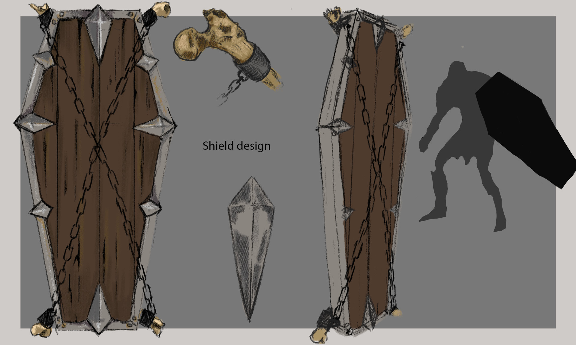 ArtStation - Coffin lid shield concept