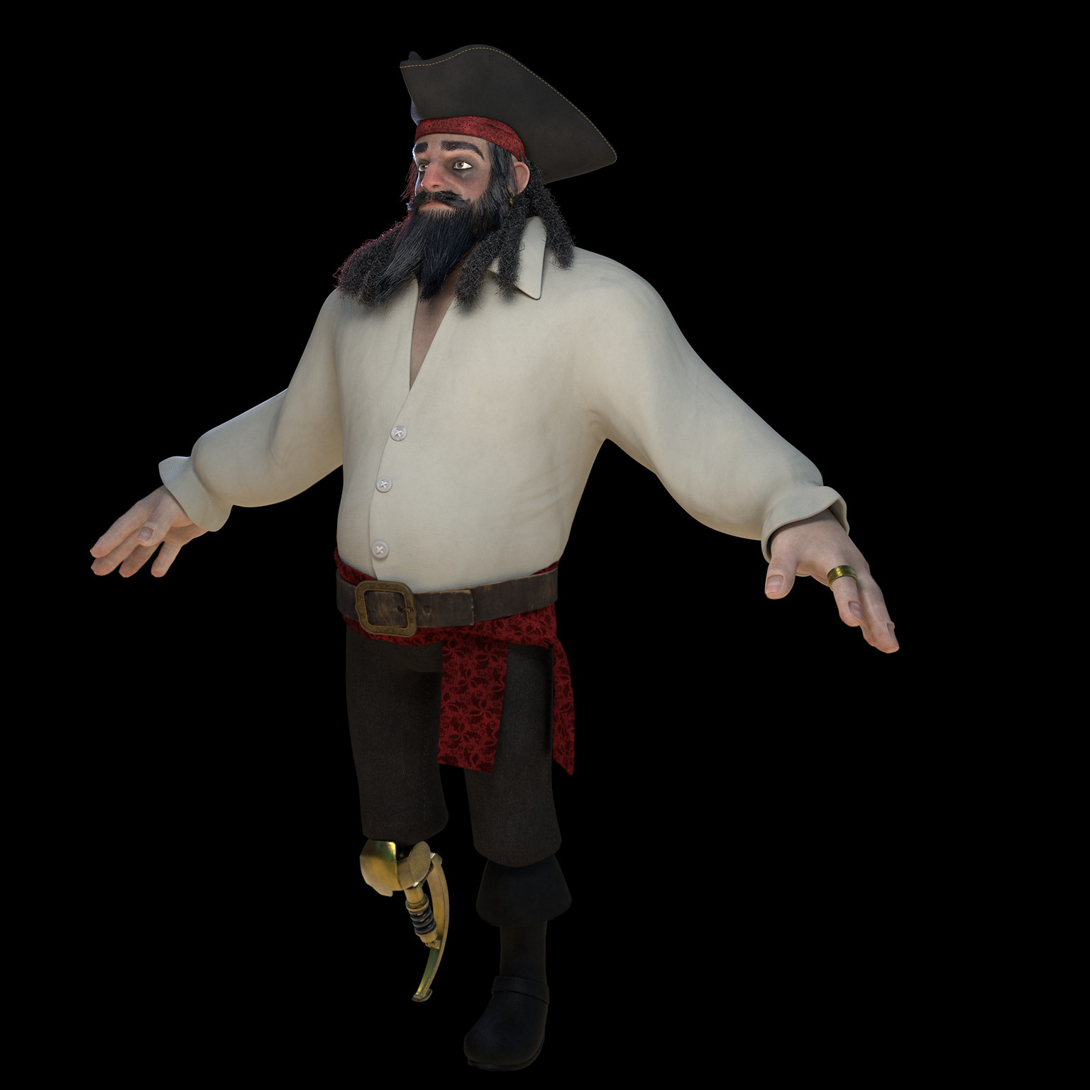 ArtStation - Pirate in progress