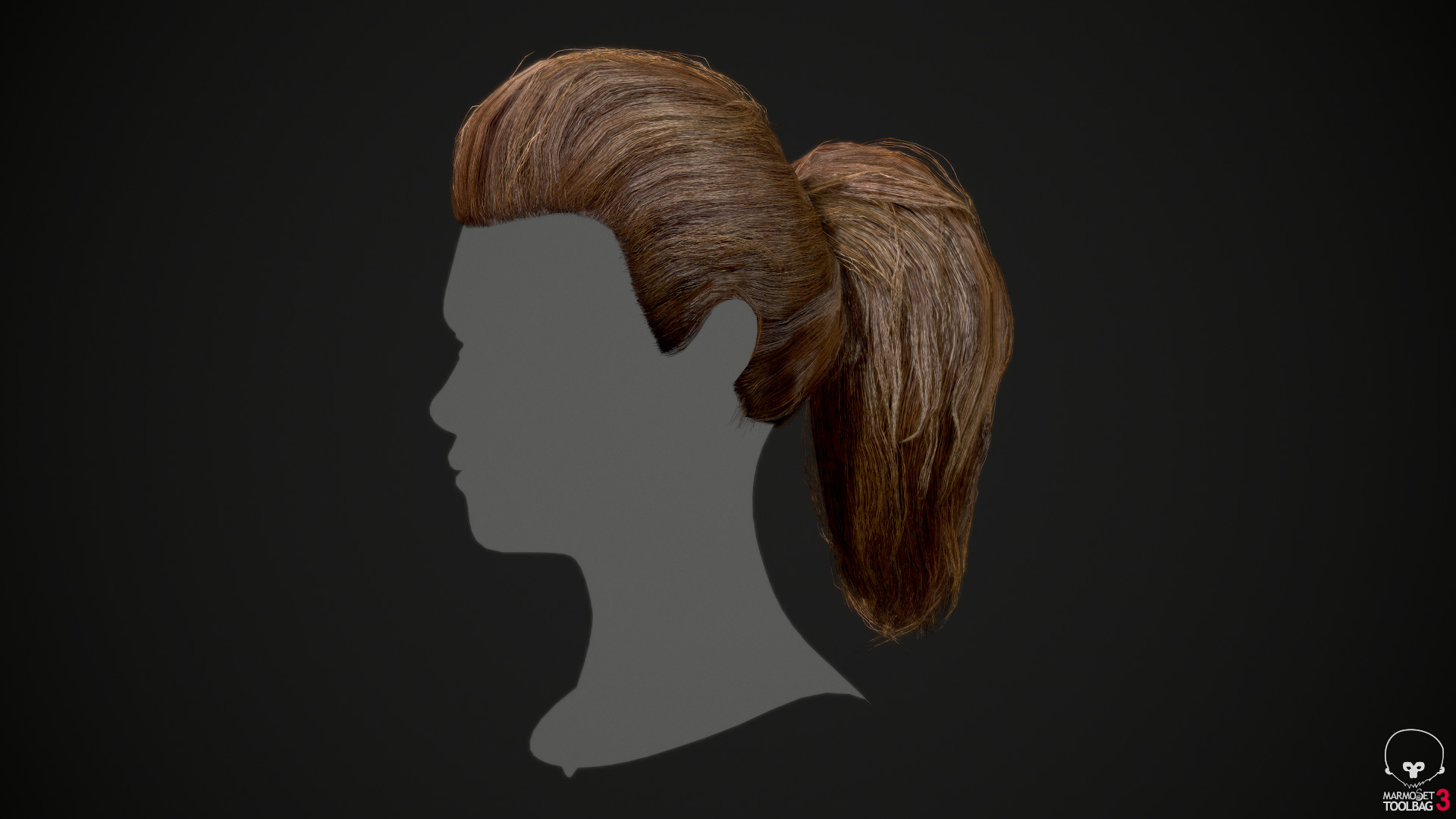 Federico Andolfo - Punk Ponytail - Hair study