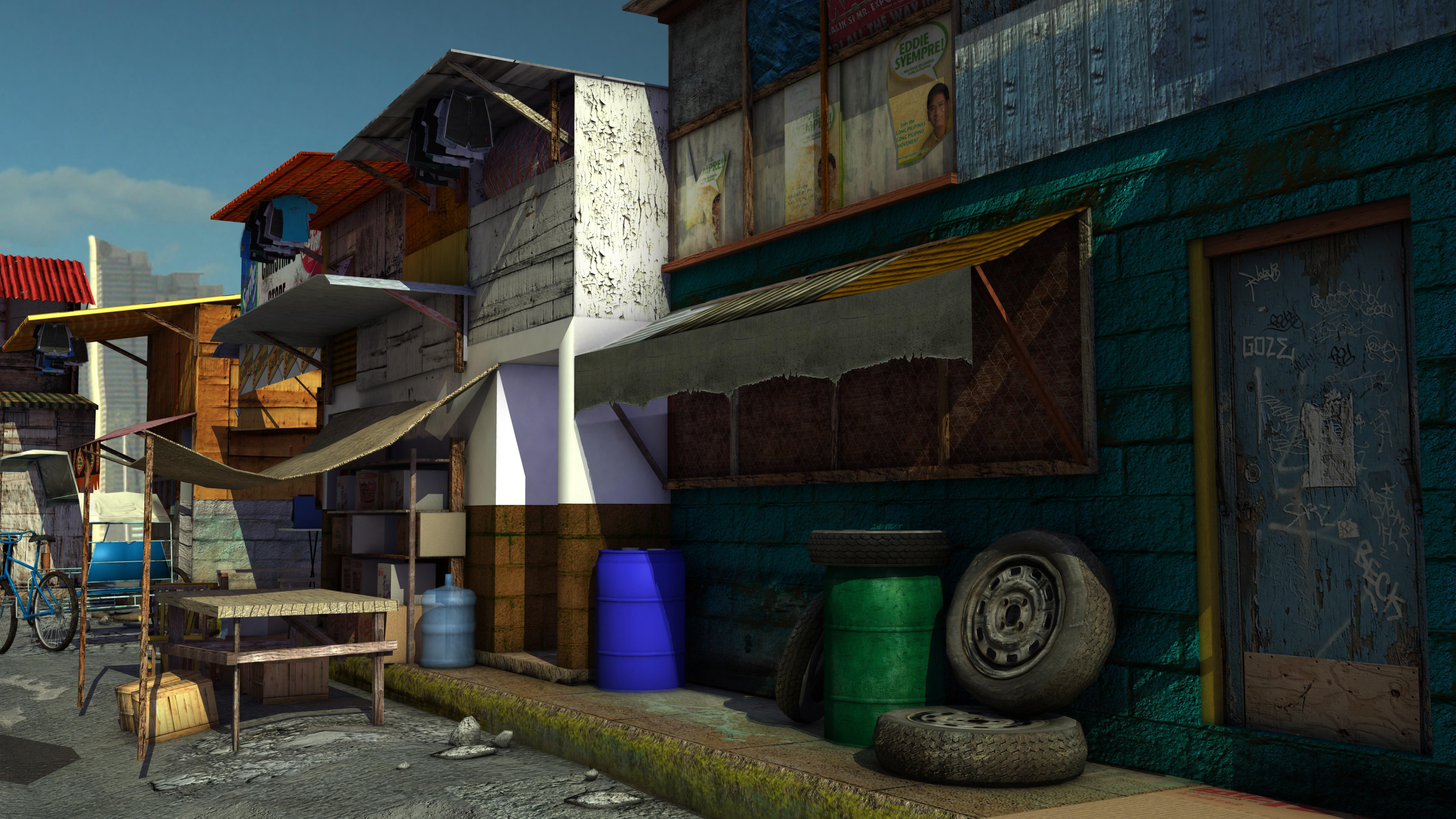 michelle fernando - Squatters area Philippines