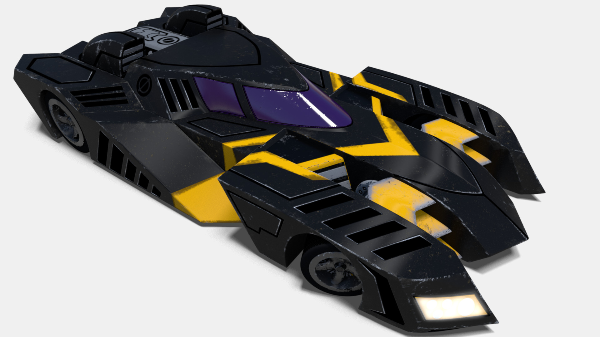 ArtStation - Batmobile - substance painter test