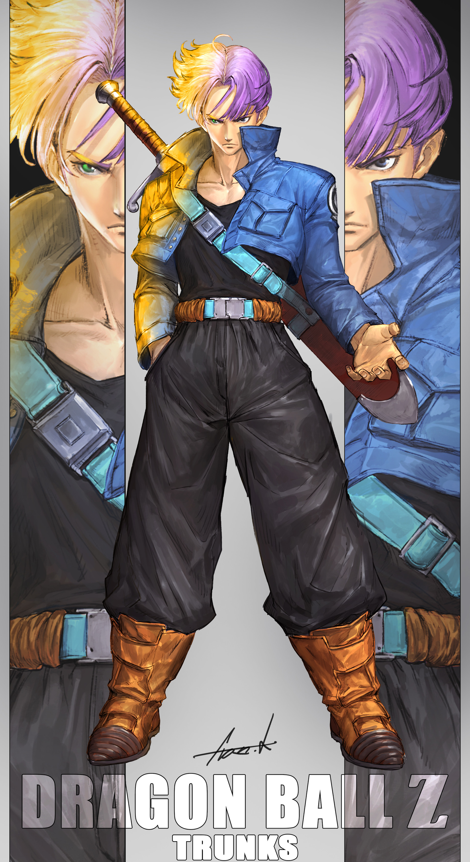 ArtStation - Trunks is saiyan.