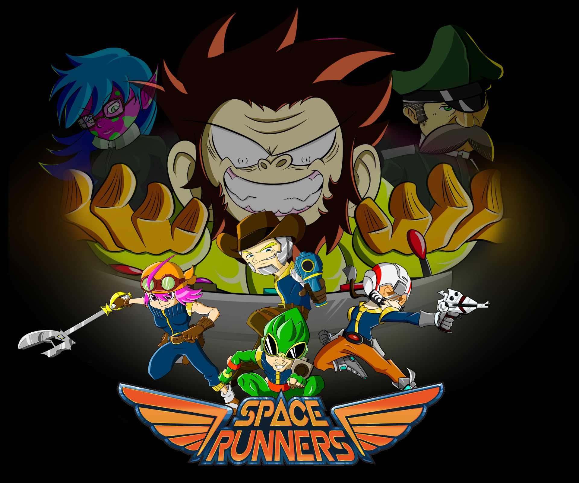 ArtStation - Space Runner Game Artwork 7