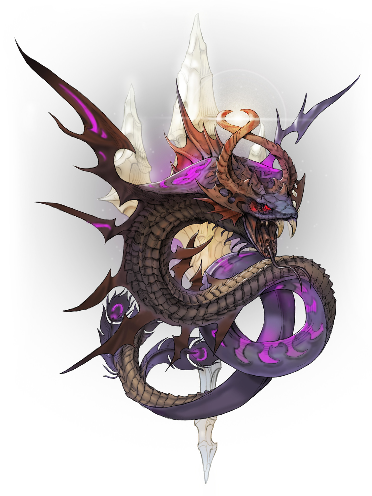 ArtStation - project JEGER - LUCIFER - winged snake