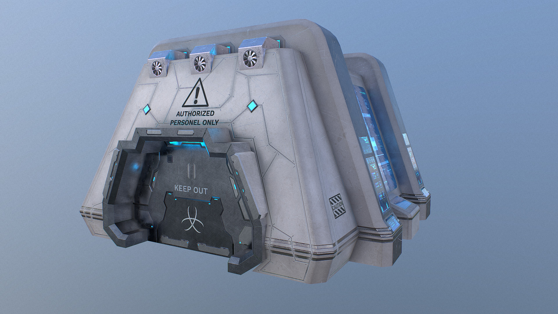 ArtStation - A Sci-fi Building