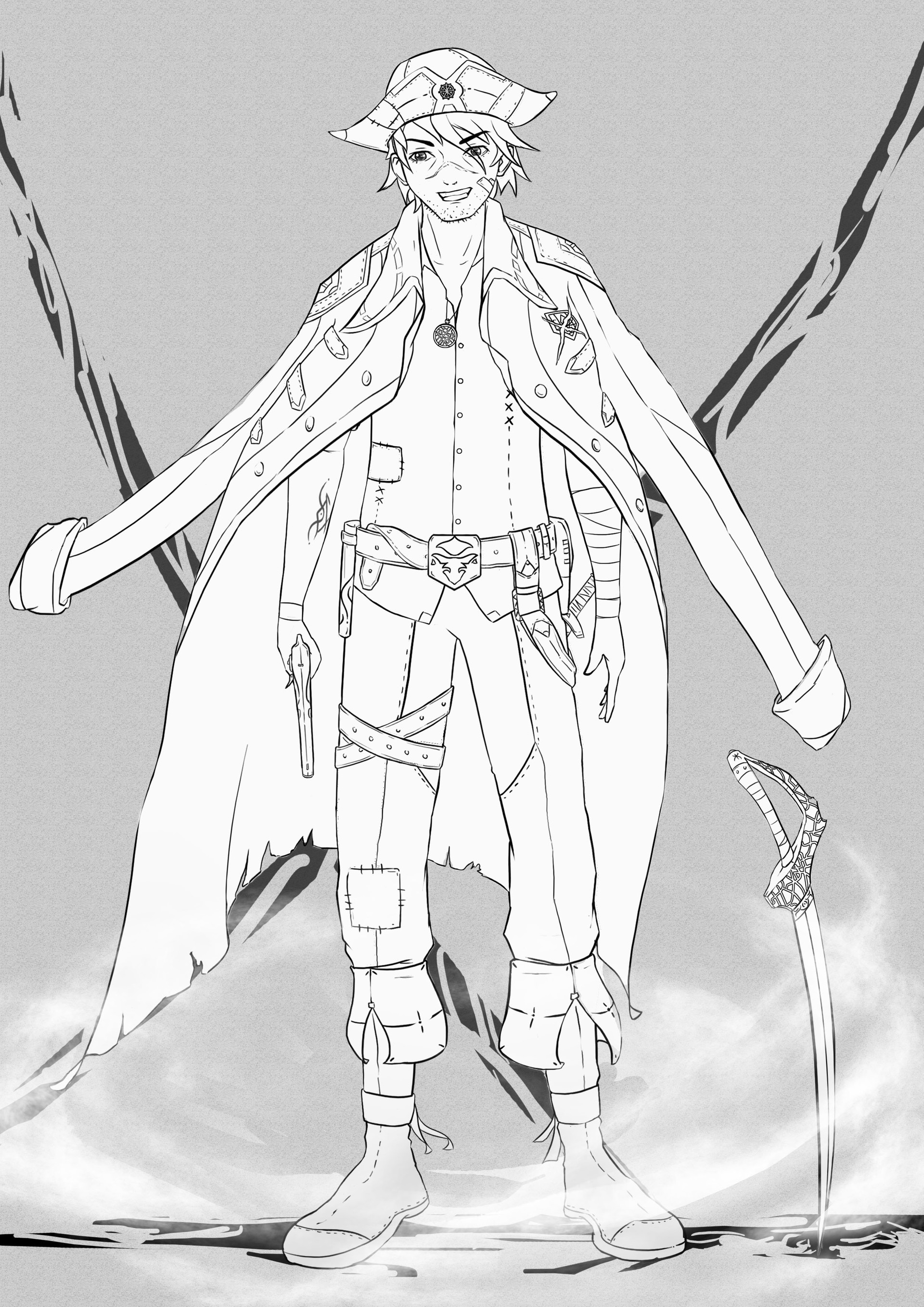 ArtStation - Character design pirate