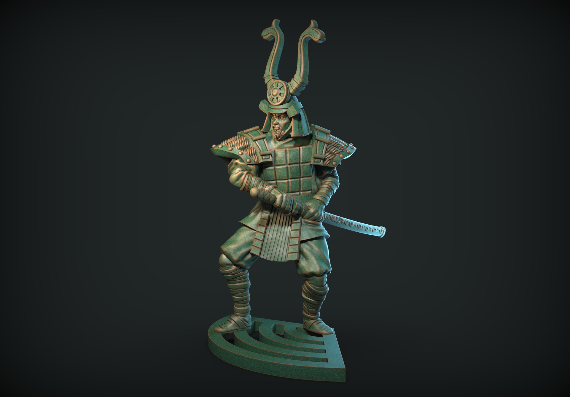 ArtStation - Samurai - Shadow Tactics board game