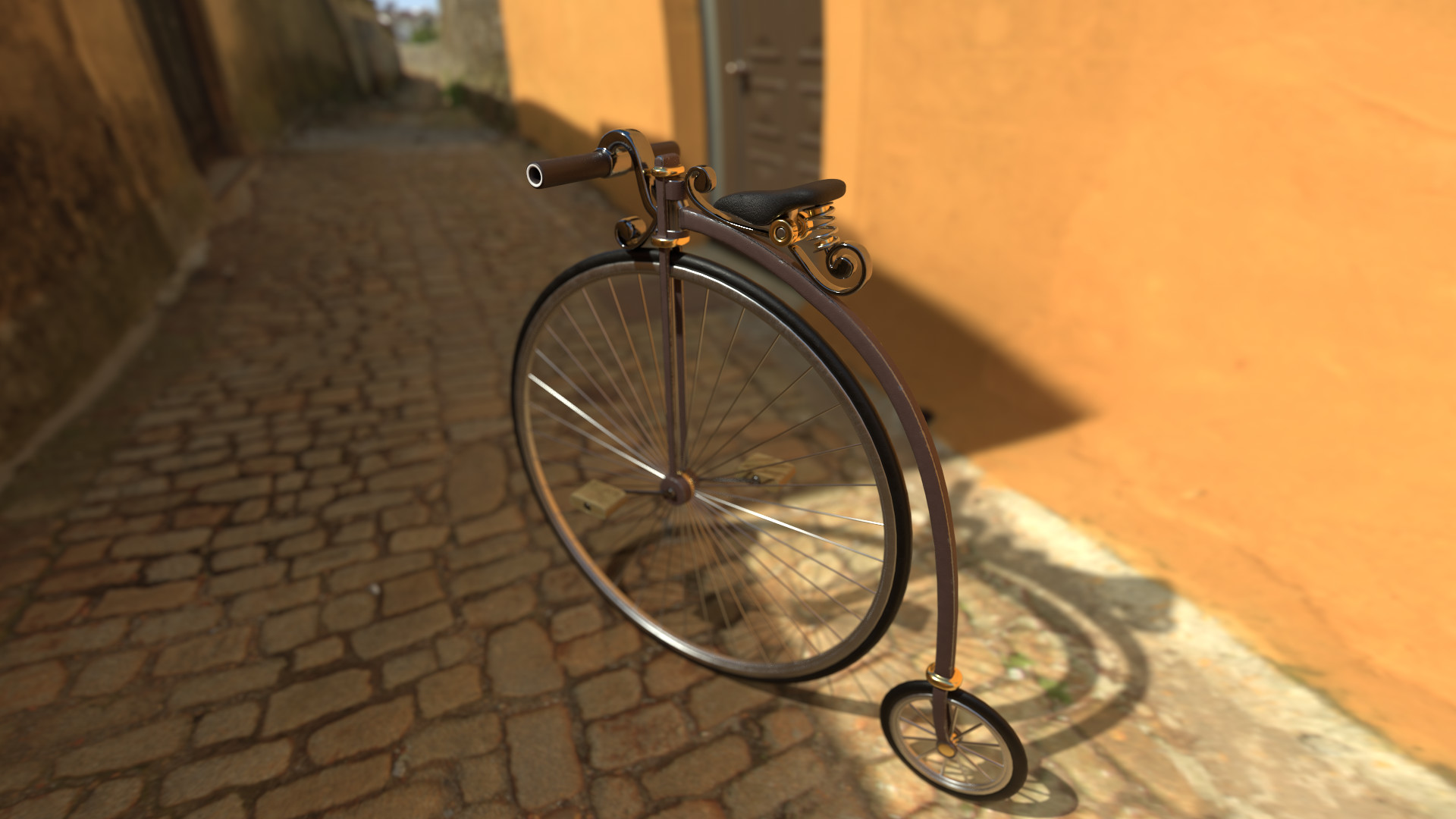 ArtStation - Penny Farthing