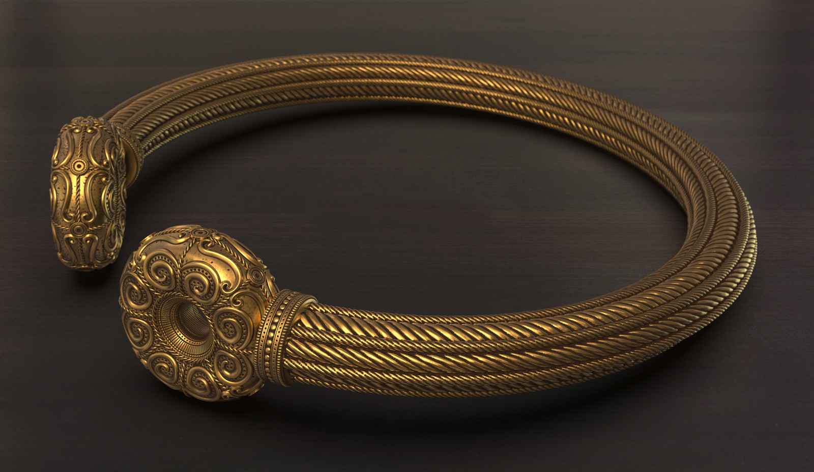 scott bez - Gold Celtic Torc 150-50 BC
