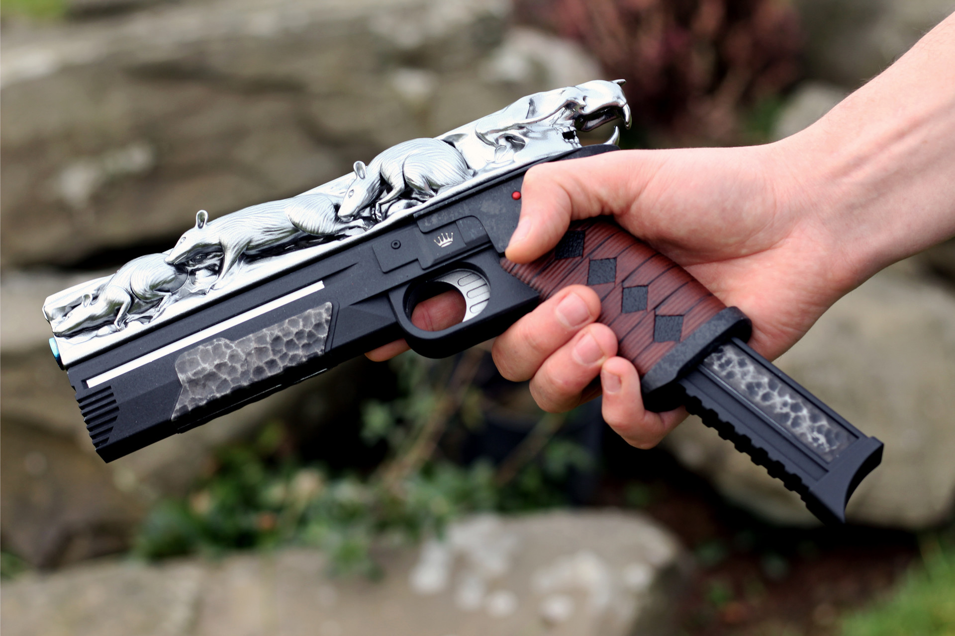 Thom Wall - Destiny 2 - Rat King - Exotic Side Arm - Prop Replica