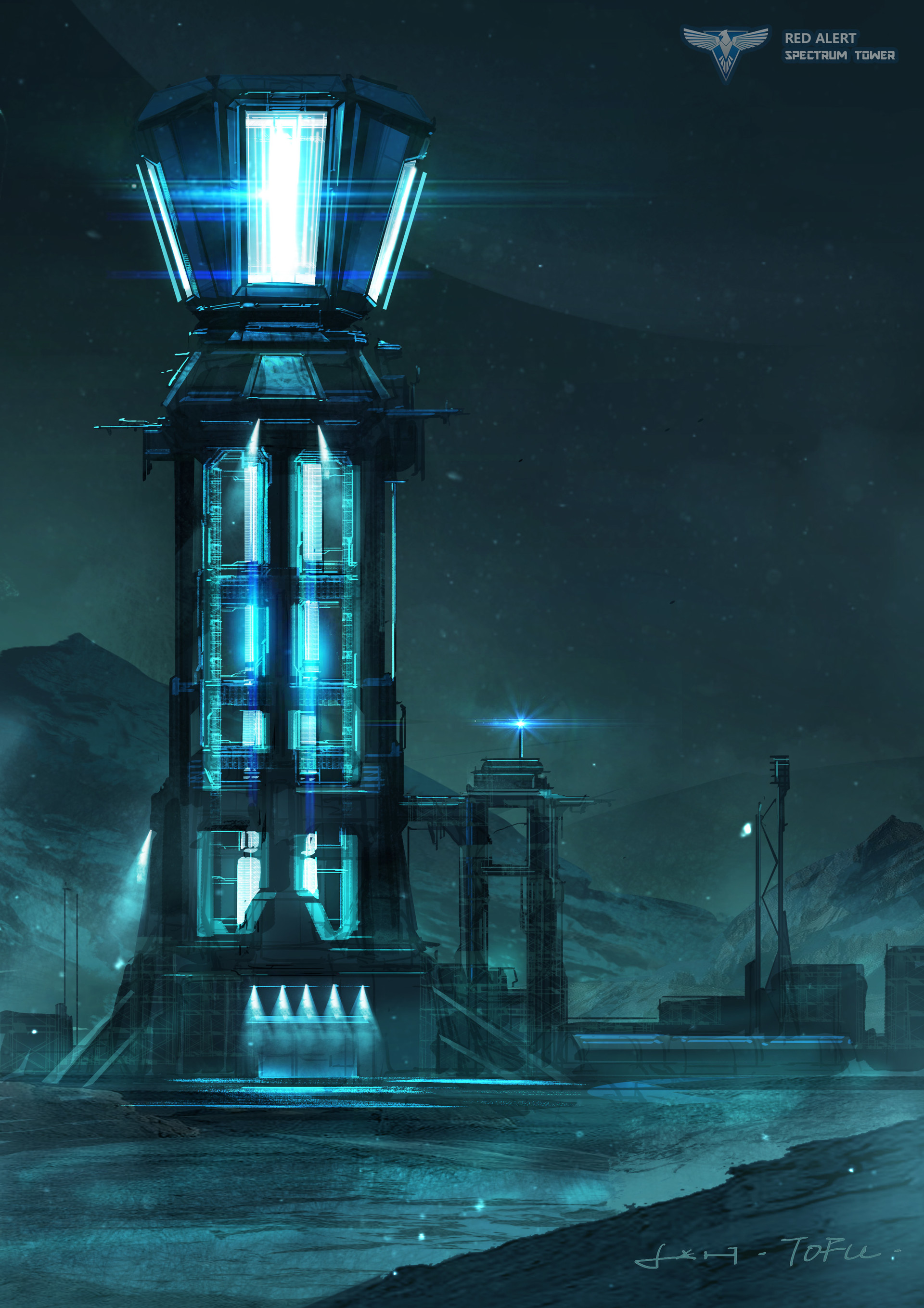 ArtStation - Red Alert：Spectrum Tower