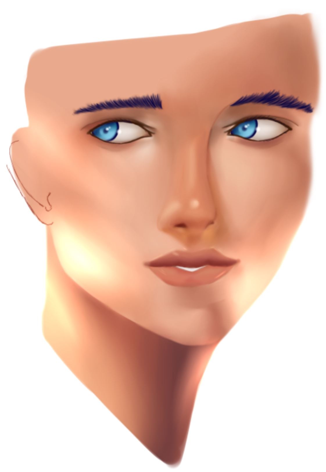 ArtStation - Realistic face (cont.)