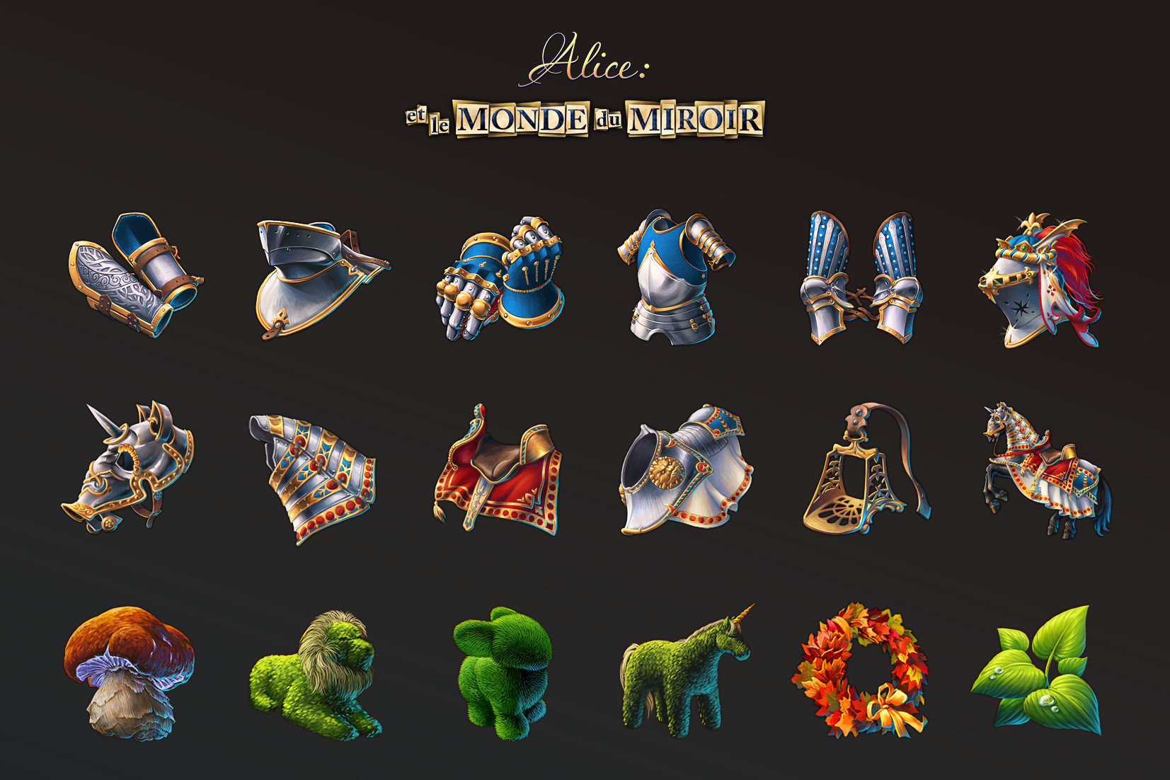 ArtStation - Alice in Mirrors of Albion (items)