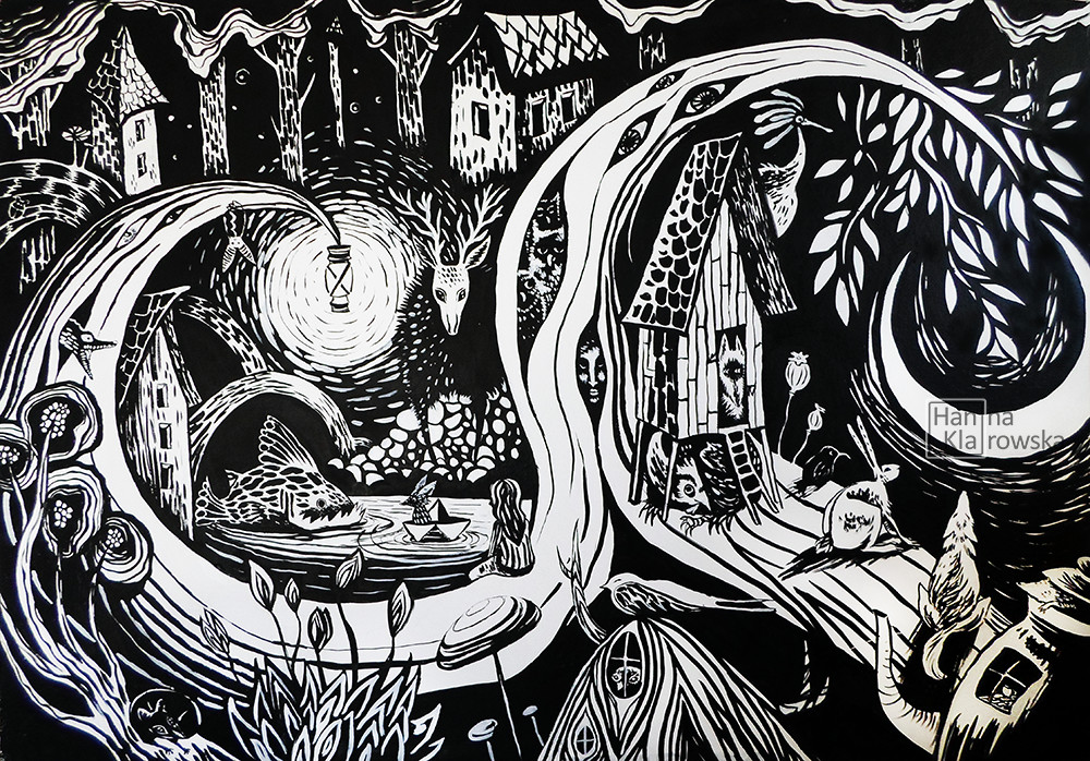 ArtStation - 2 ink posters